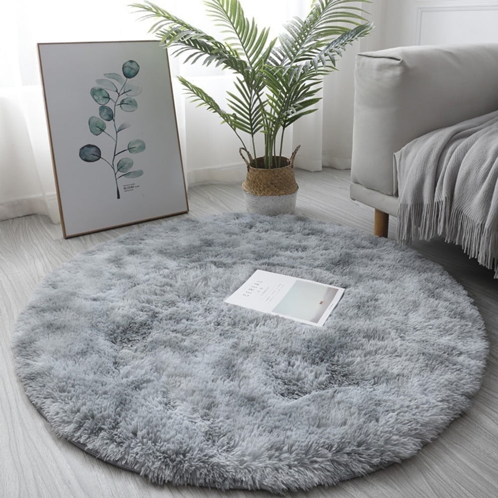 Soft Round Circle Round Shaggy Rug for Living Room Bedroom, Fluffy ...