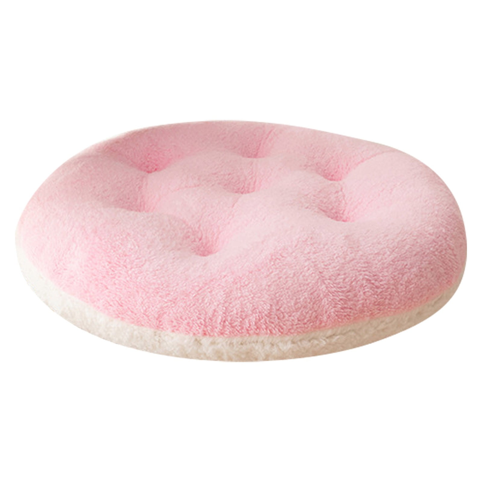Home Decor Soft Round Sheepskin Chair Pad Thickened Cushion for Bedroom ...