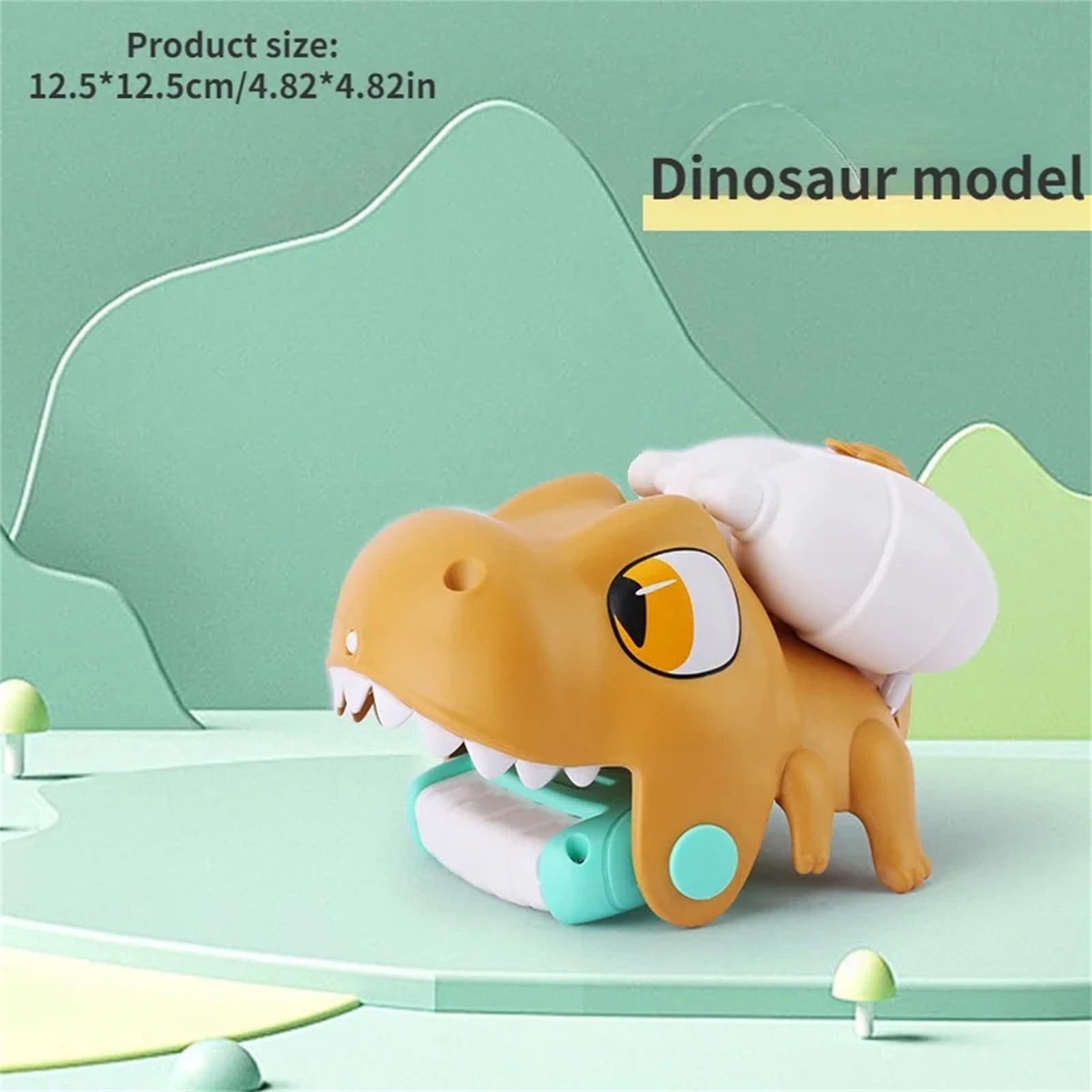 Soft Rubber Animal Head Water Blaster Set, Interesting Dino Shark Fish ...