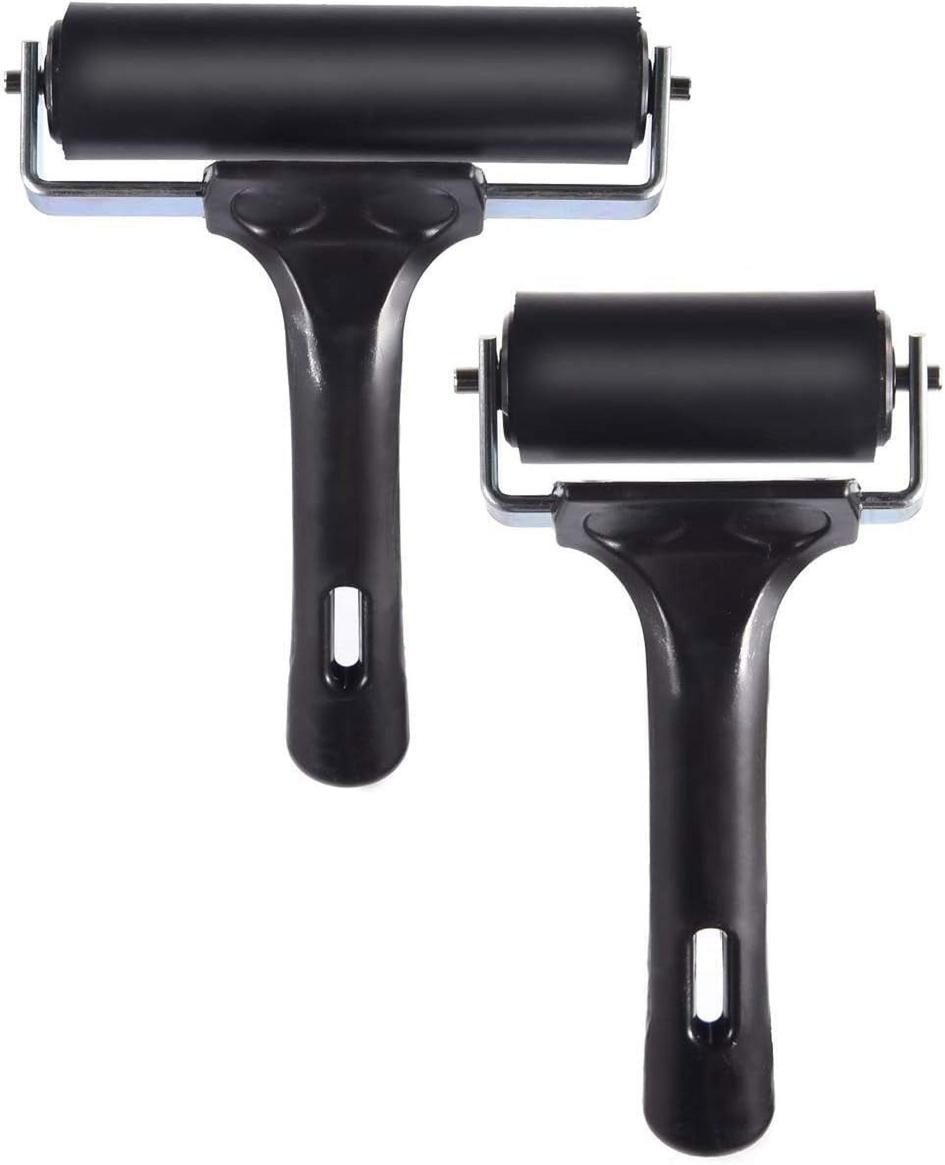 Soft Rubber Brayer,Rubber Brayer Roller Paint Brush Ink Applicator Art ...