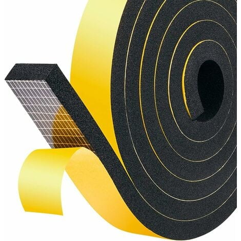 Soft Rubber Seal Strip Tape Self Adhesive Soundproofing Tape 25mm x ...