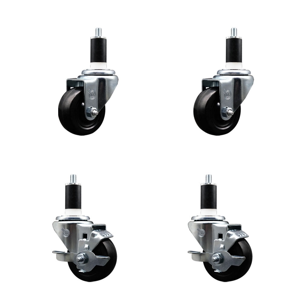 Caster Wheels 3/8 Stem at John Ricks blog