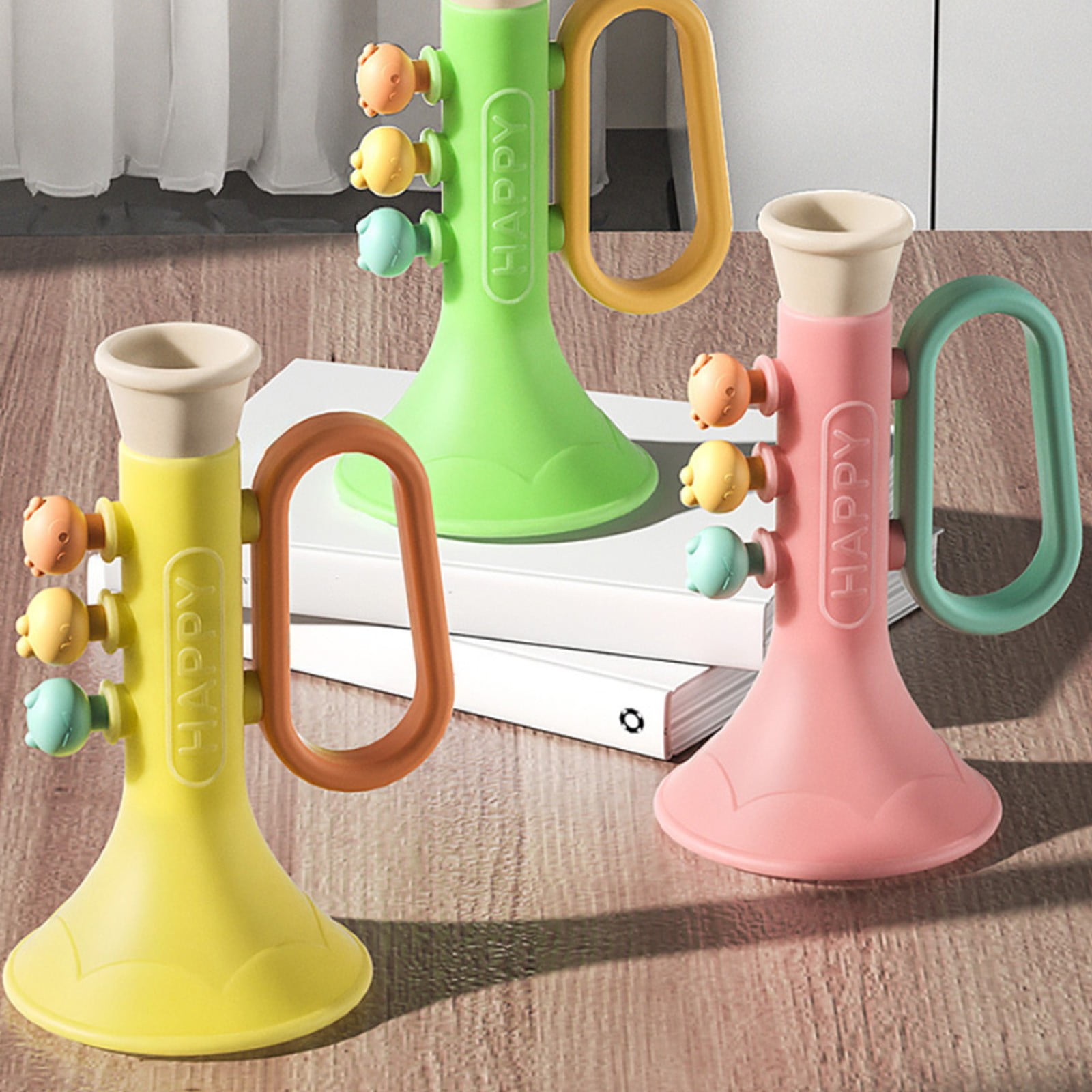 Soft Rubber Trumpet Musical Toy | Auditory & Sensory Development | Easy ...