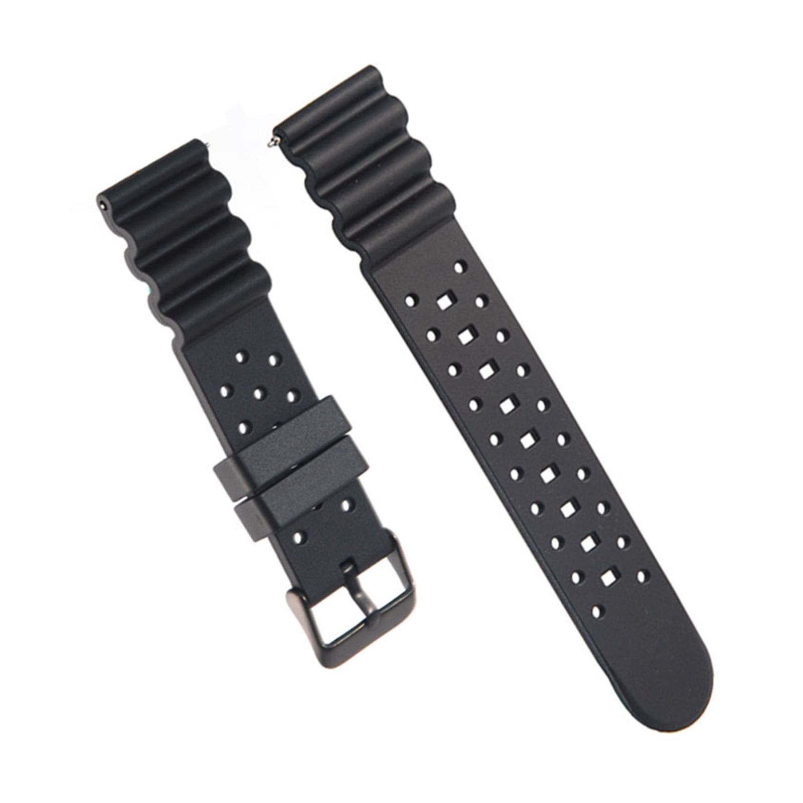 Soft Rubber Watch Strap Band 20 22 24mm Fit For Citizen Promaster ...