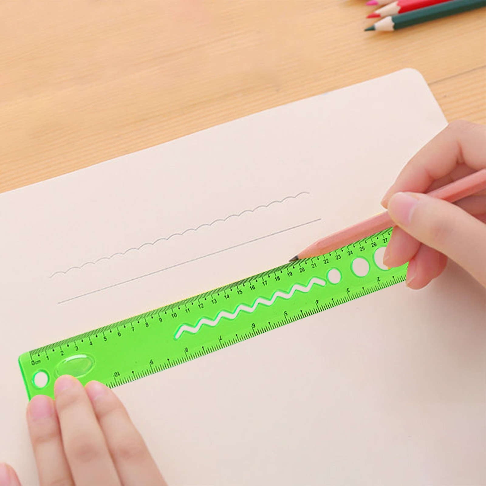 Soft Ruler Student Stationery 30cm Ruler Multi Functional School ...