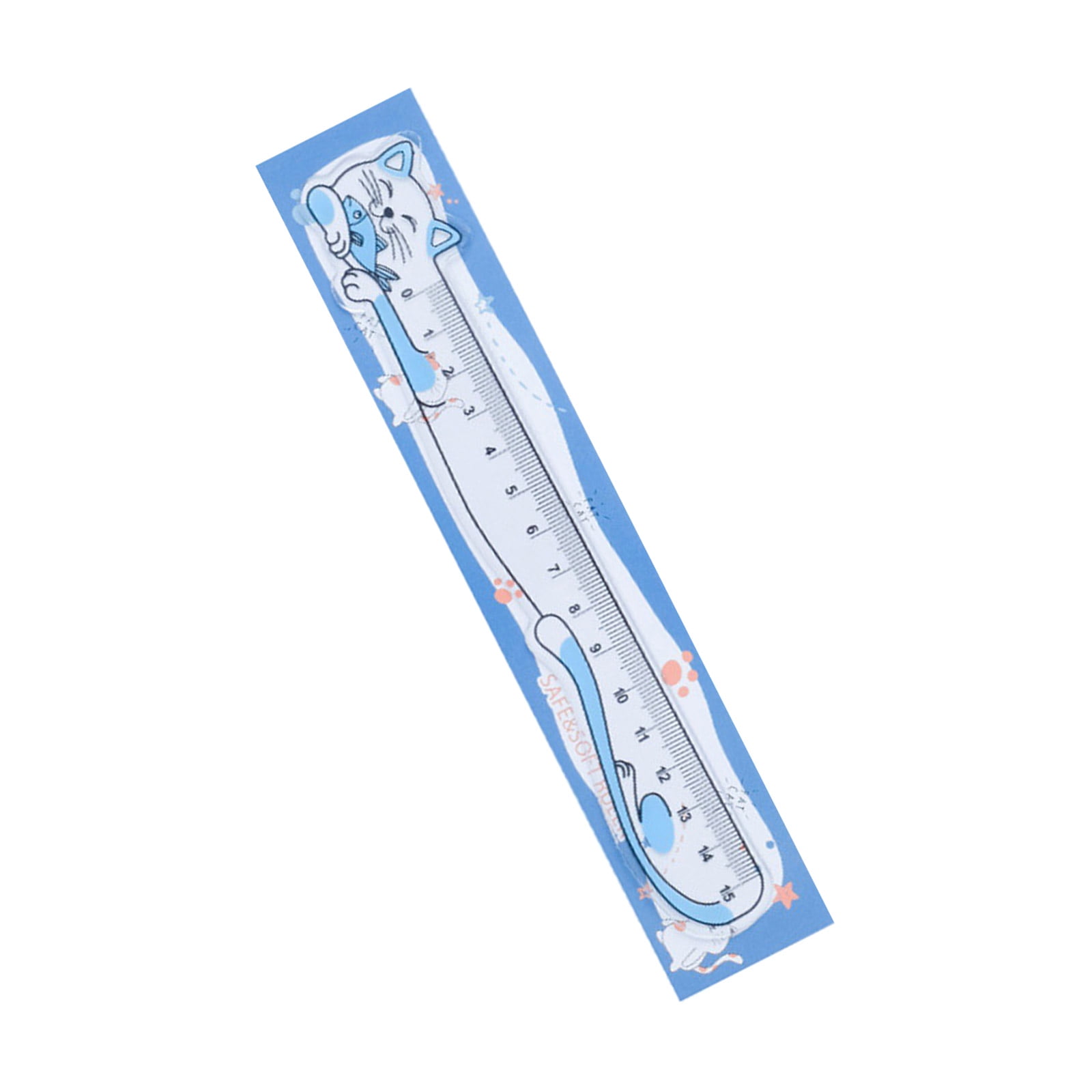 Soft Ruler with Clear Scale Straight Rulers Lovely Cats Ruler Suitable ...