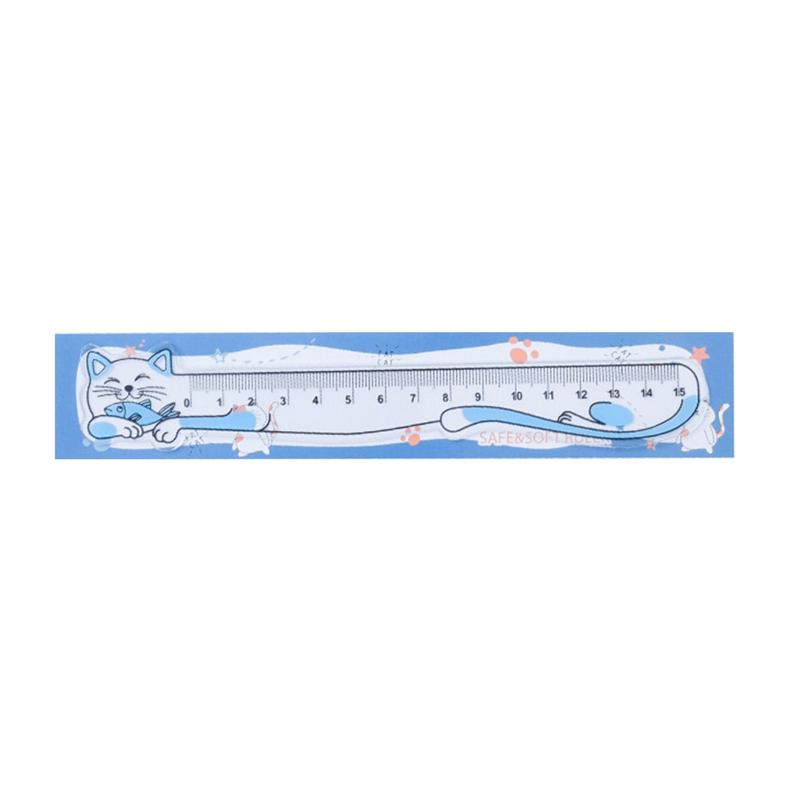 Soft Ruler with Clear Scale Straight Rulers Lovely Cats Ruler Suitable ...