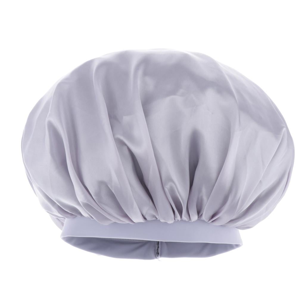 Soft Satin Night Sleep Cover Bonnet Headwear for Women Men - 6 ...