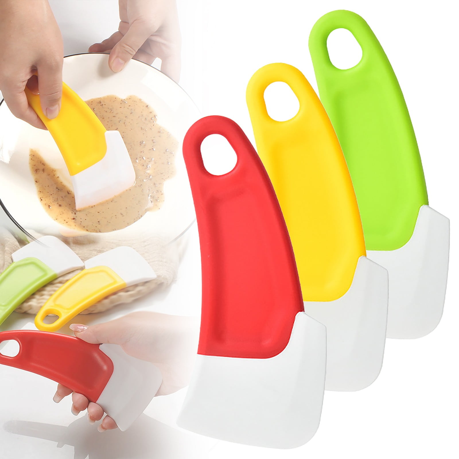 Soft Scraper For Cleaning The Bottom Of Pots/ Silicone Pan Cleaning ...