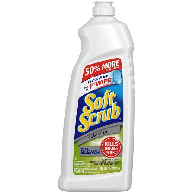 Soft Scrub Antibacterial Multi Purpose Cleanser With Bleach Surface