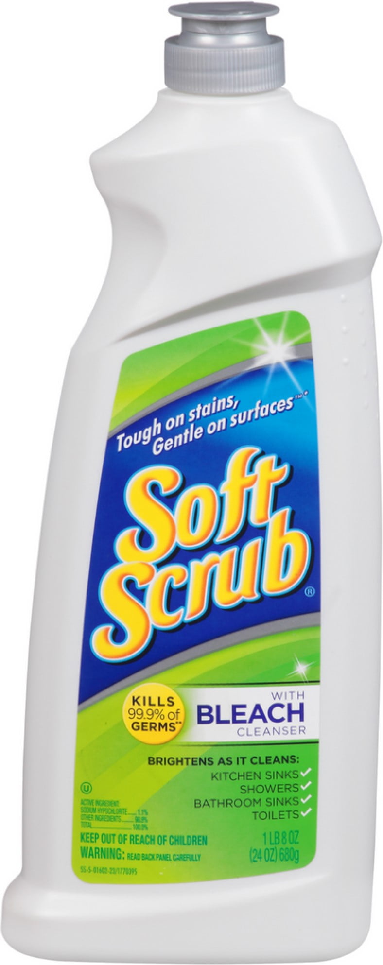 Soft Scrub Cleanser with Bleach 24 oz (Pack of 6) - Walmart.com