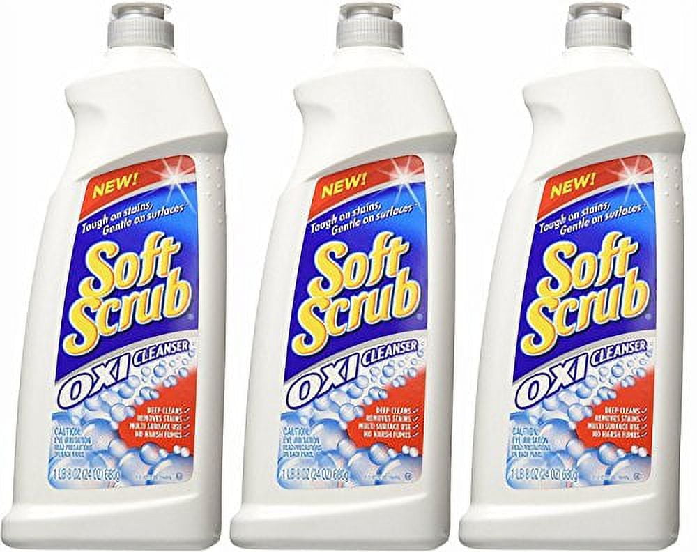 Soft Scrub Oxi Cleanser, 24 Ounce, (Pack Of 3) - Walmart.com