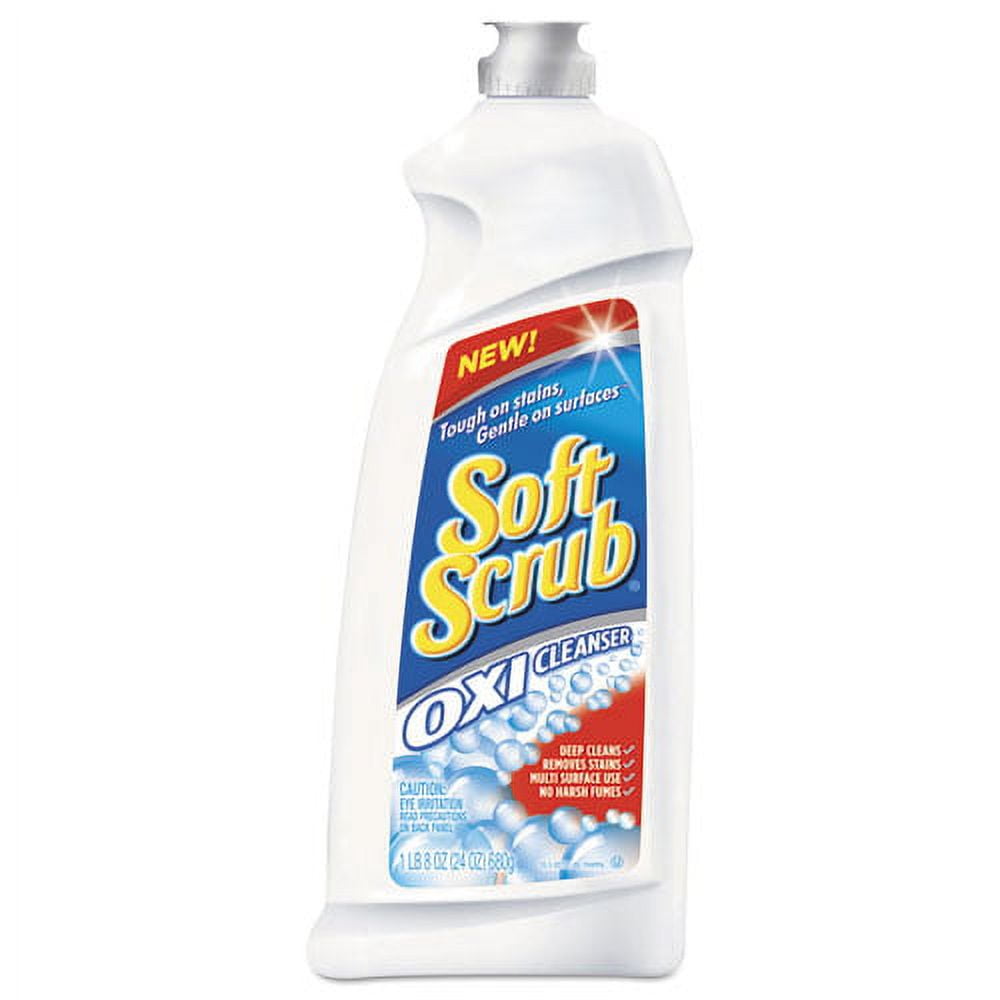 Soft Scrub Oxi Cleanser, Clean Scent, Hard Surface Cleaners 24 oz ...