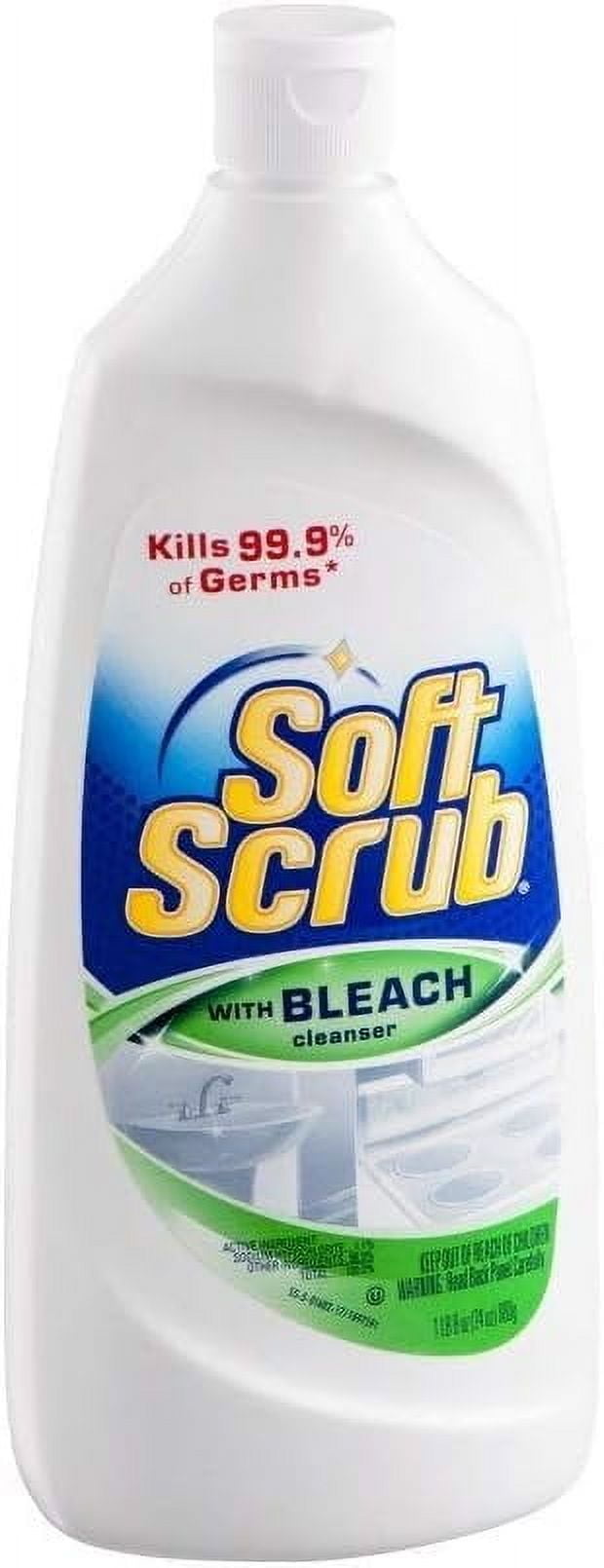 Soft Scrub with Bleach Antibacterial Cleanser 24 oz Pack of 9 ...
