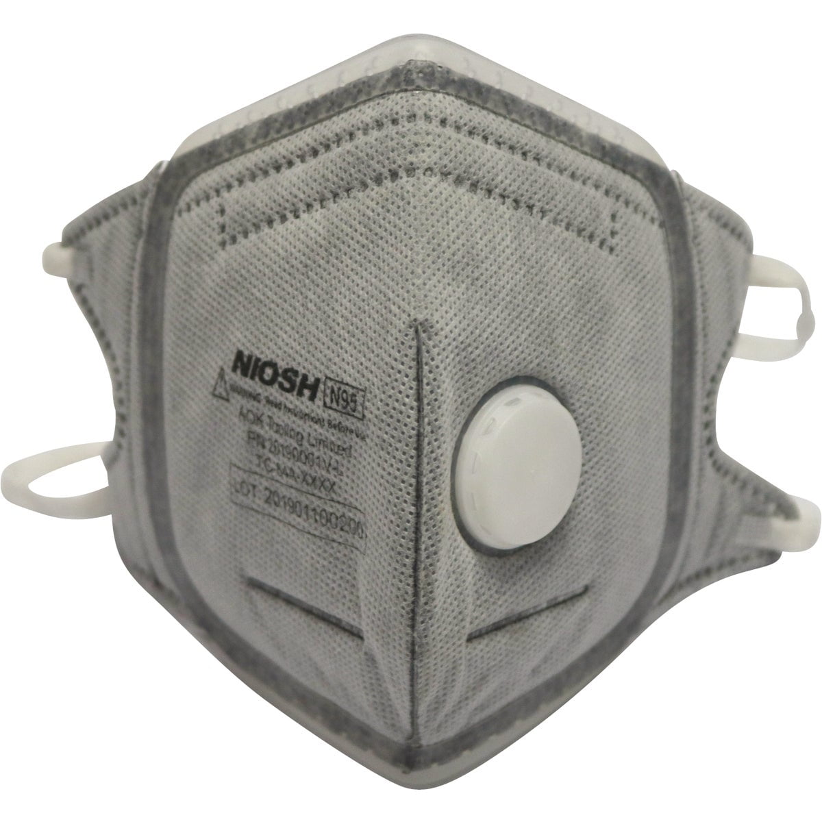 Soft Seal 3pk V-Fold N95 Respirator Face Mask w/ Charcoal & Odor ...