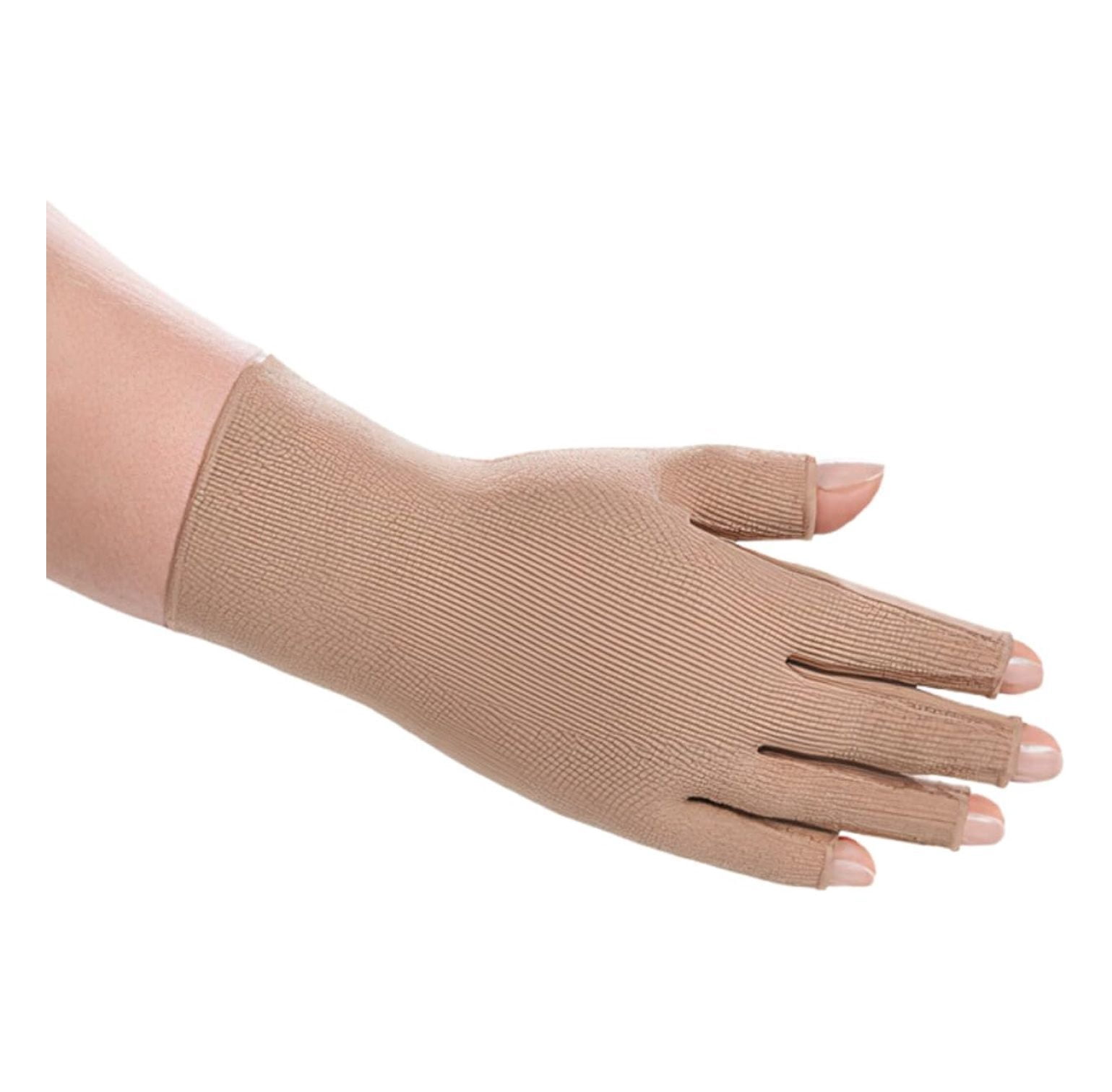 Soft Seamless Compression Gloves & Gauntlets, 20-30 mmHg, Glove ...