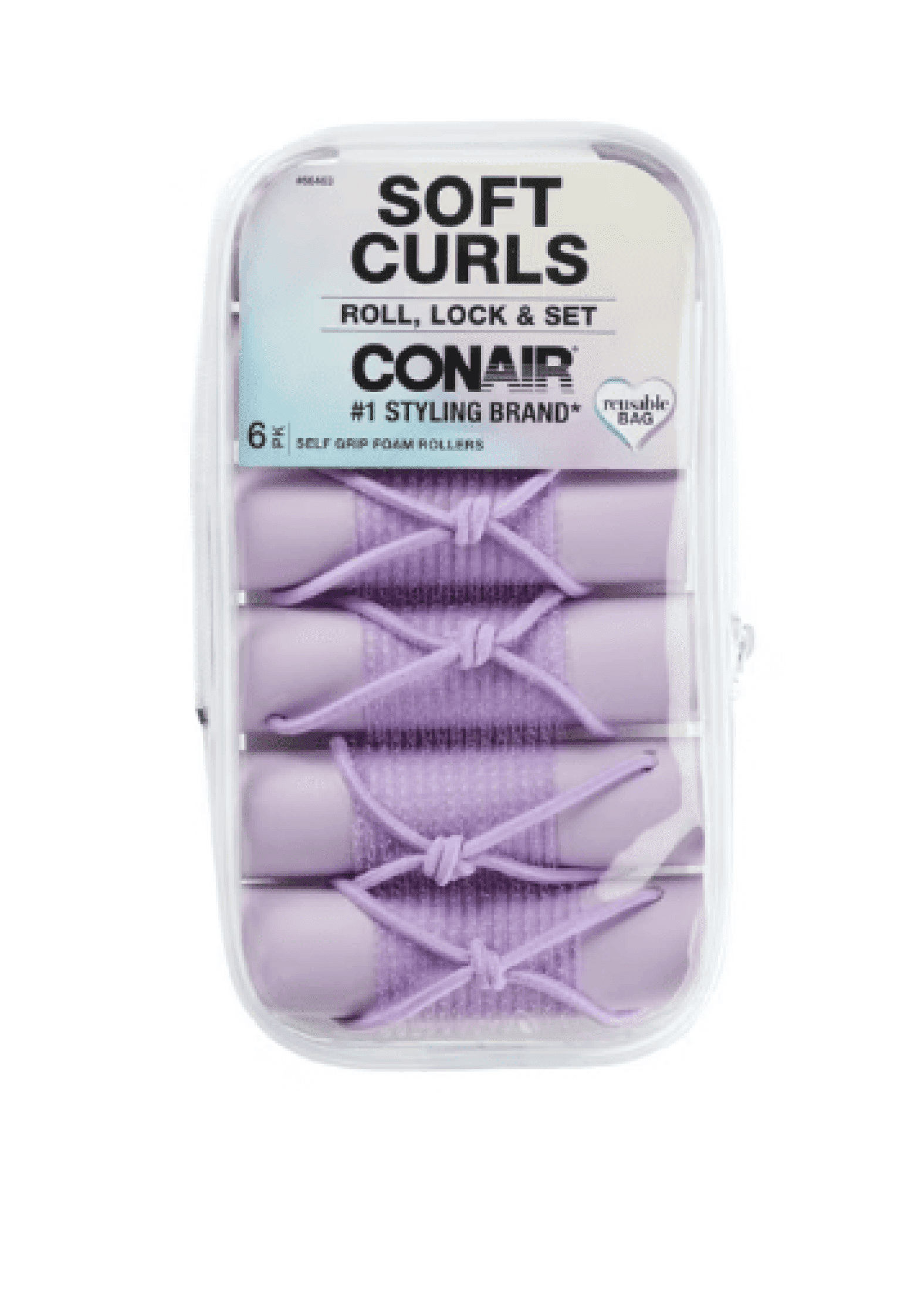 Soft Self Grip Foam Hair , , 6 Count Conair - Walmart.com