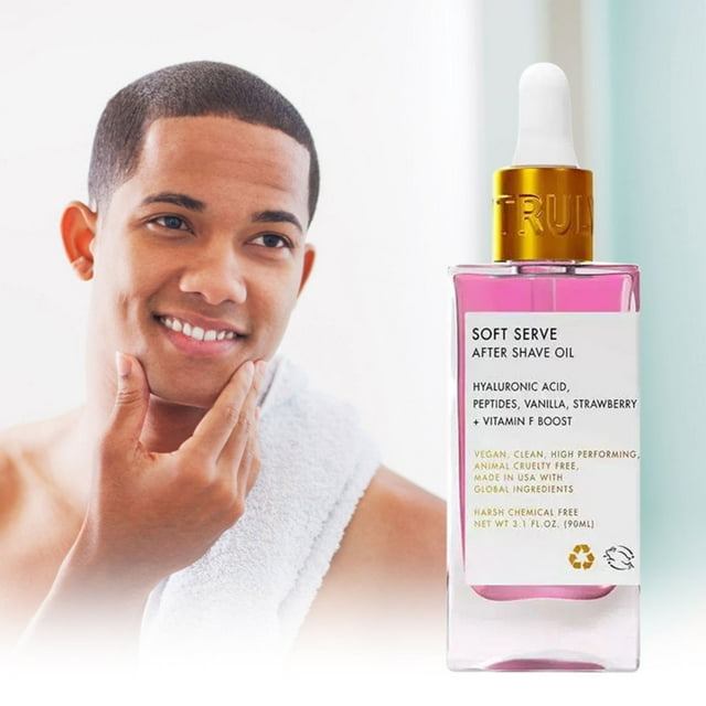 Soft Serve After Shave Oil, 3.1 FL.OZ/90 ML Strawberry Vanilla After ...