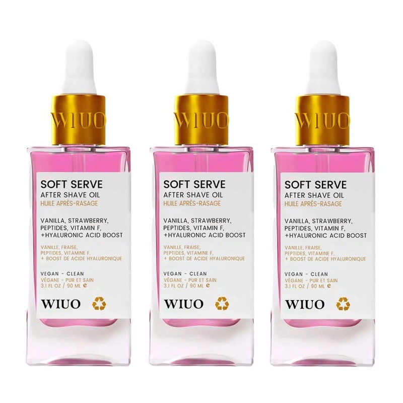 Soft Serve After Shave Oil - Healing After Shave Treatment Strawberry ...