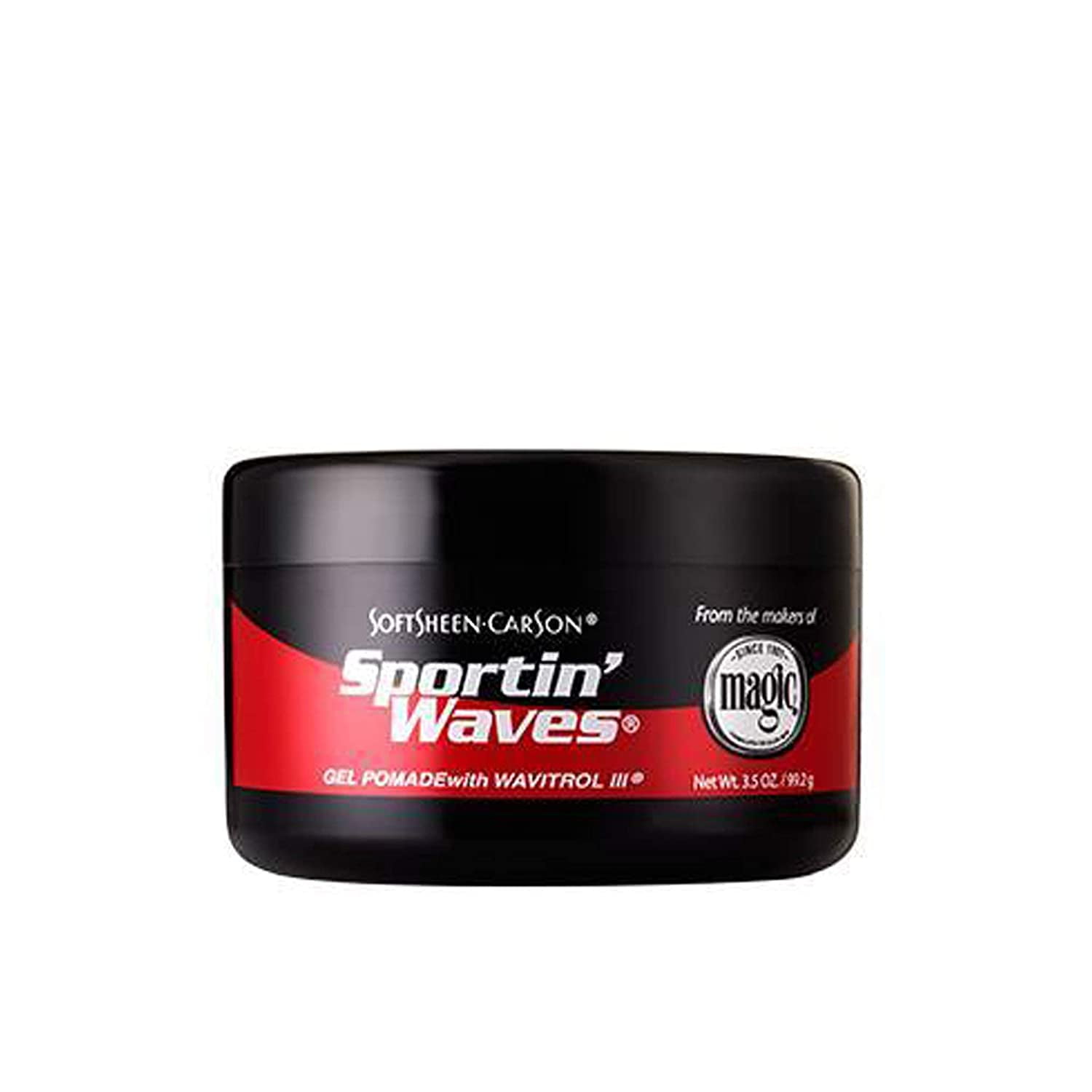 SoftSheen-Carson Sportin Waves Gel Pomade, Wavitrol III Formula, 3.5 Oz ...