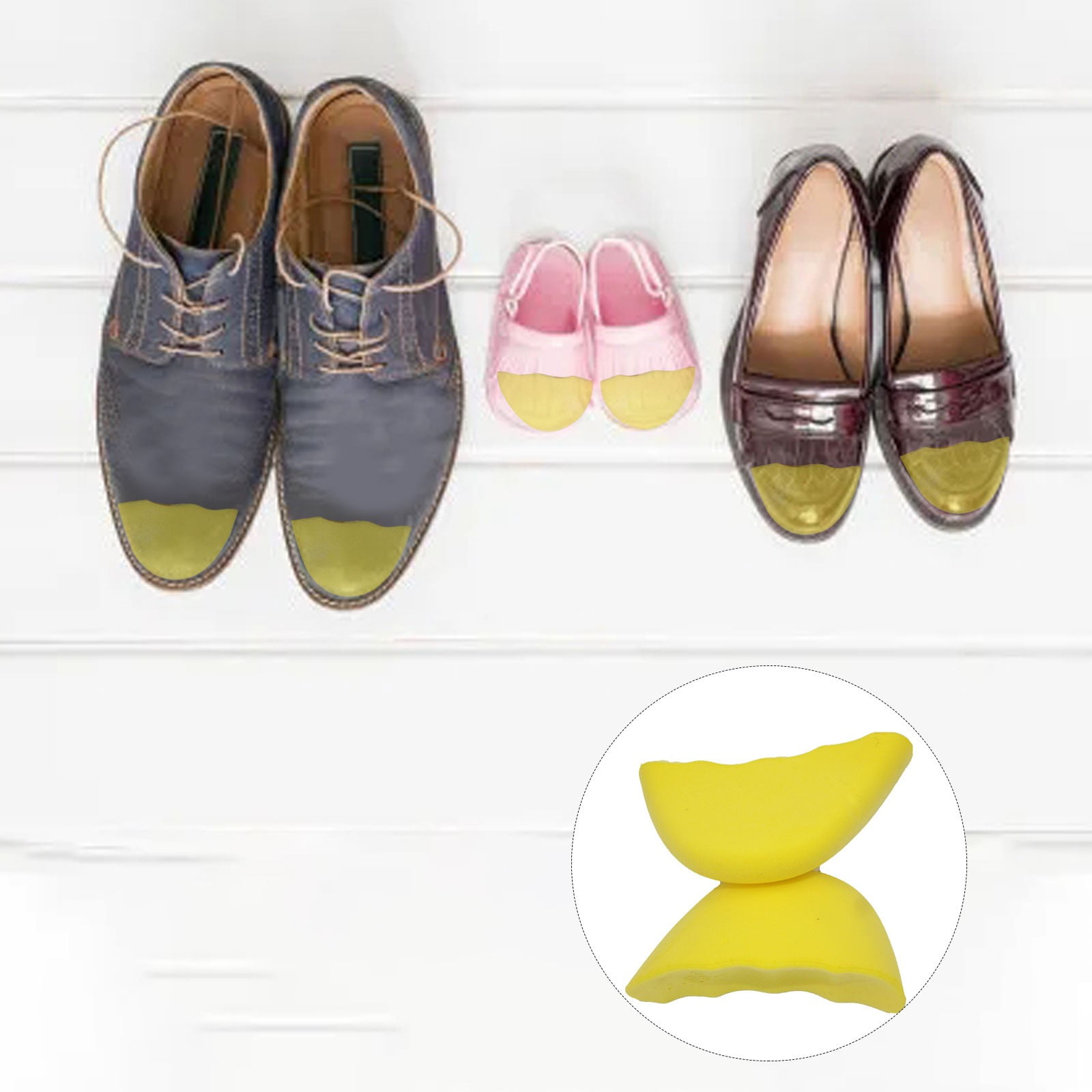 Soft Shoe Filler Inserts for Loose Shoe, 1/2/3/4/5/6/7 Pairs Toe ...