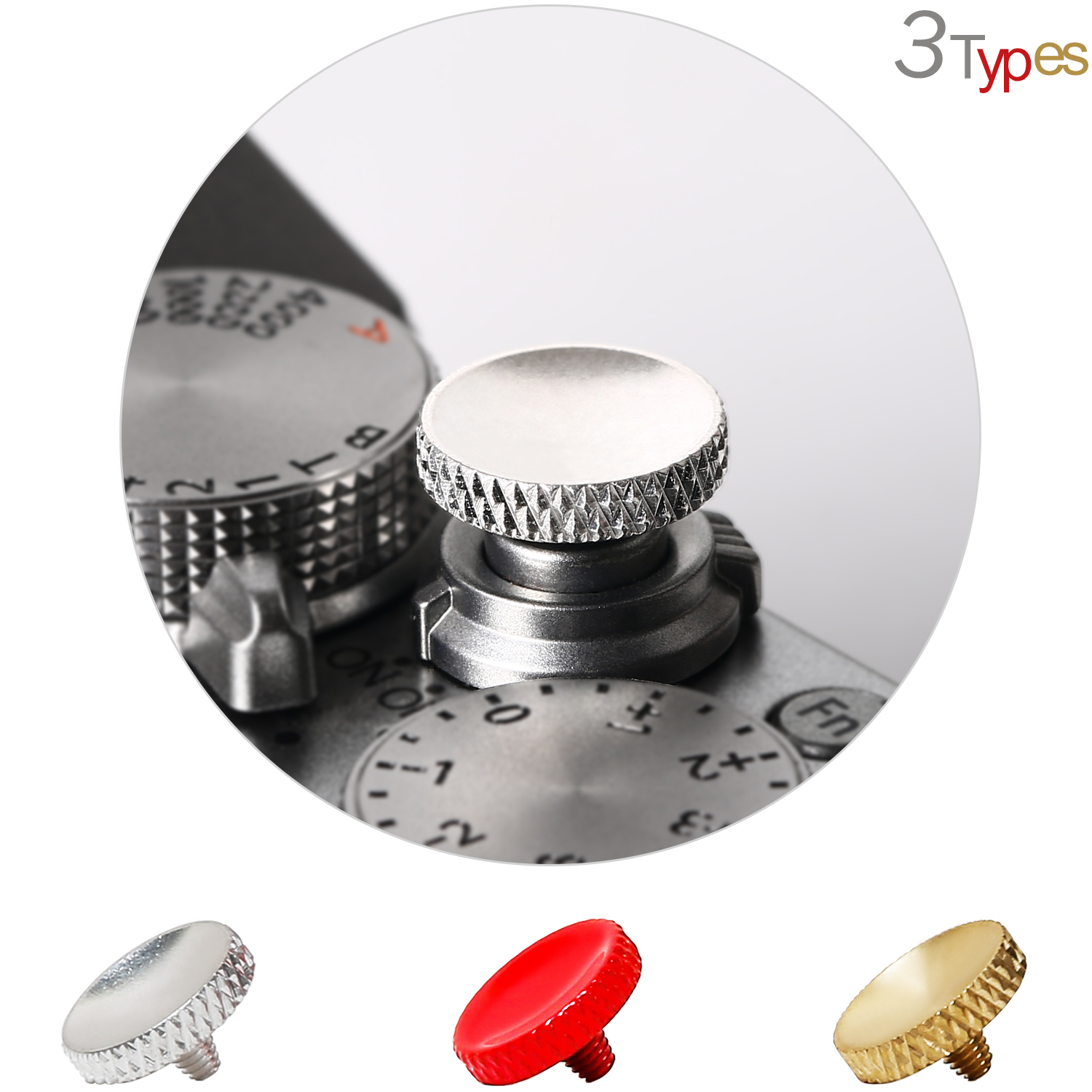 Soft Shutter Release Button, High-end Pure Copper Camera Shutter Button (3 Pack) - Walmart.com