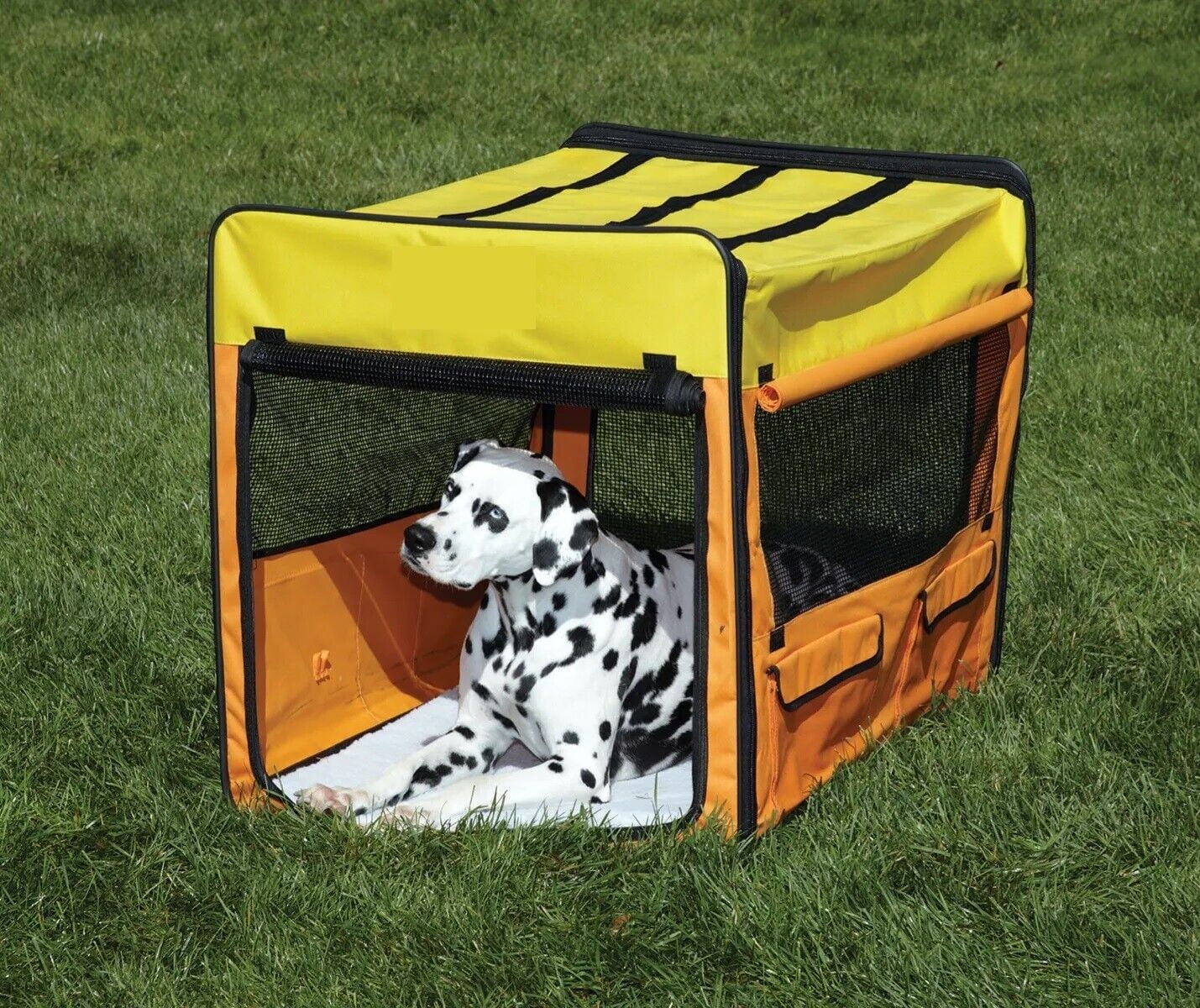 Soft Side Crate Fabric Collapsible Containment for Dogs Great for ...
