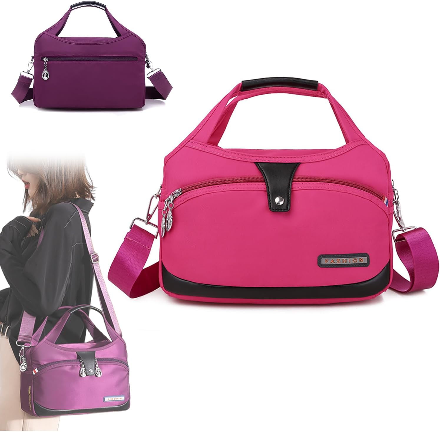 Soft Side Lightweight Underseat Tote Bag, Blaciokamith Multi-pocket ...