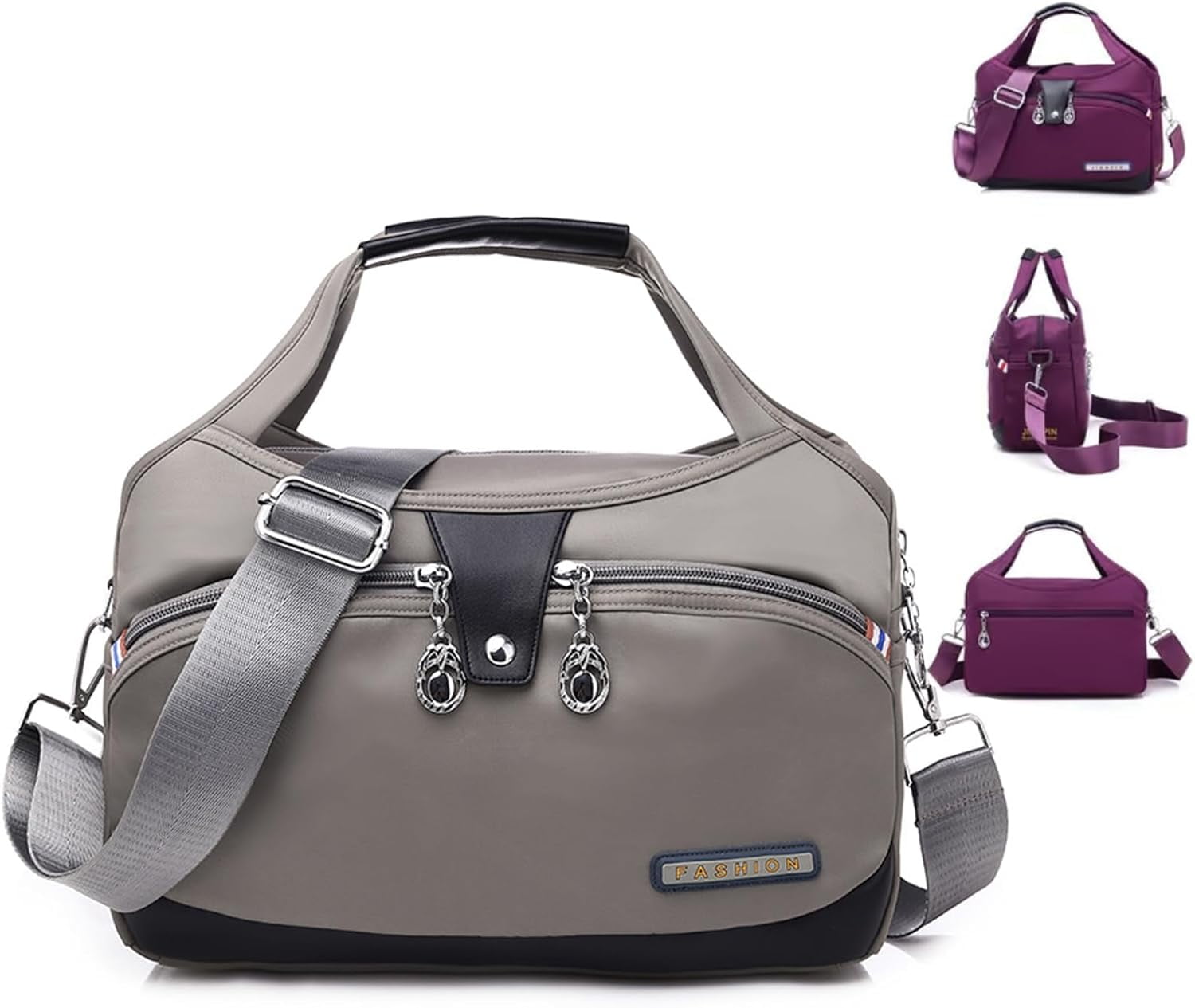 Soft Side Lightweight Underseat Tote Bag, Blaciokamith Multi-pocket ...