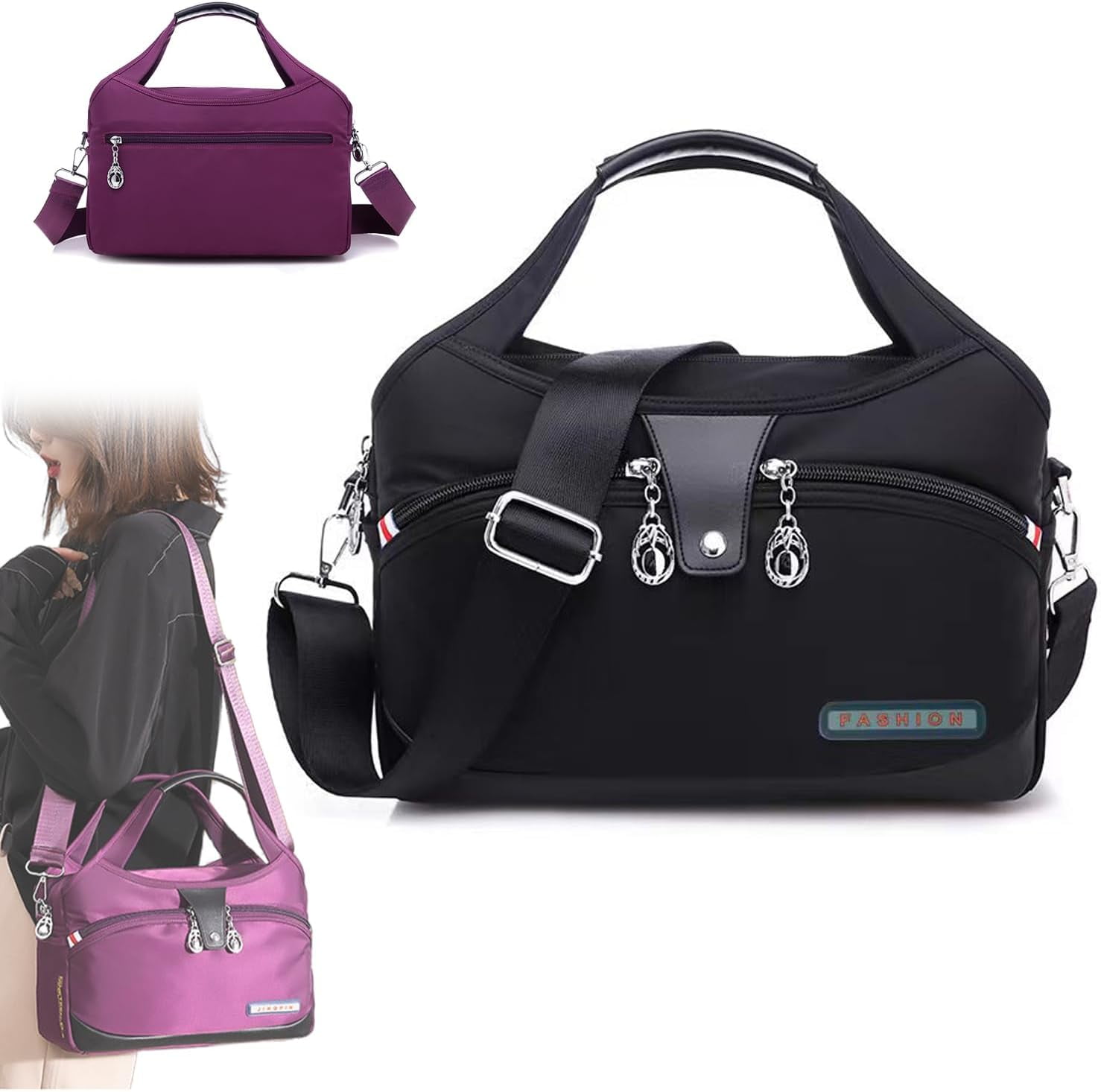 Soft Side Lightweight Underseat Tote Bag, Multi-pocket Fashion ...