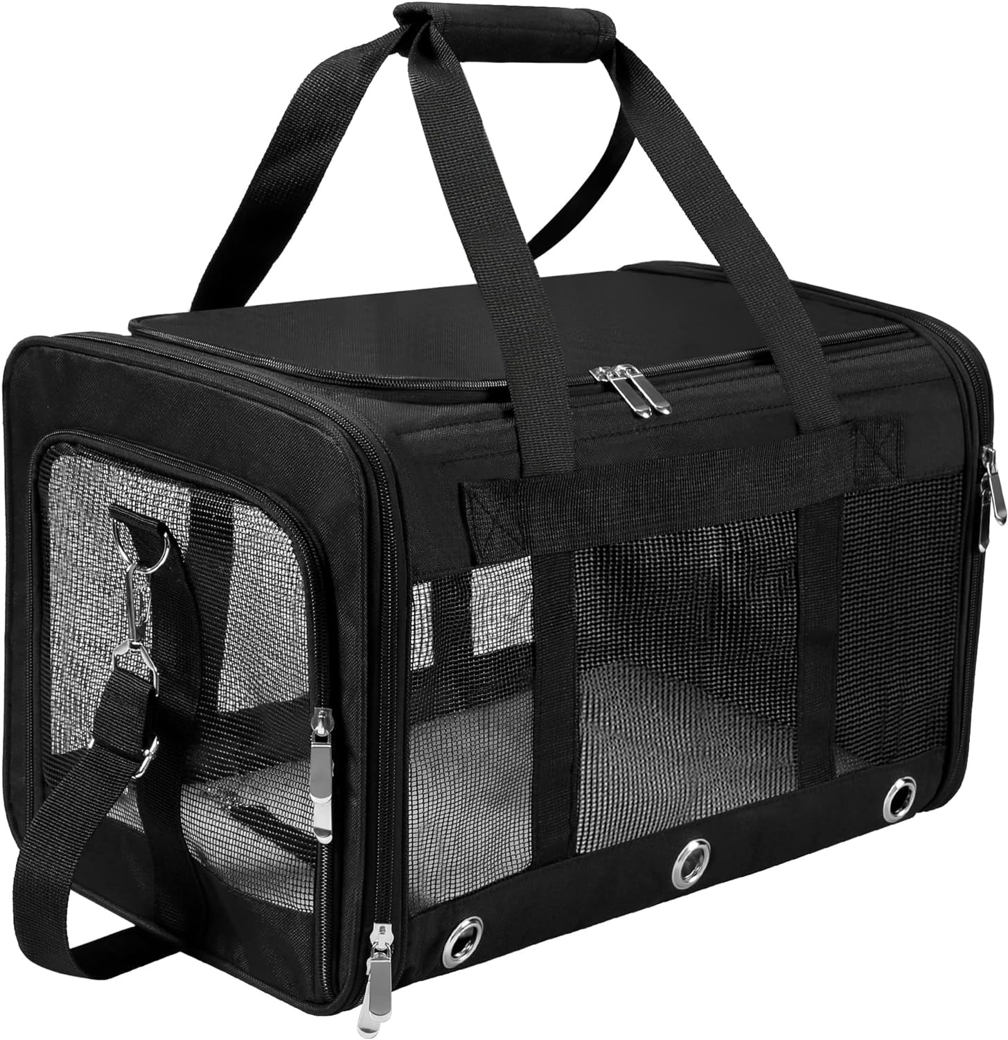 Soft Sided Cat/Dog Carrier,Collapsible Pets Travel Carriers for Pet ...