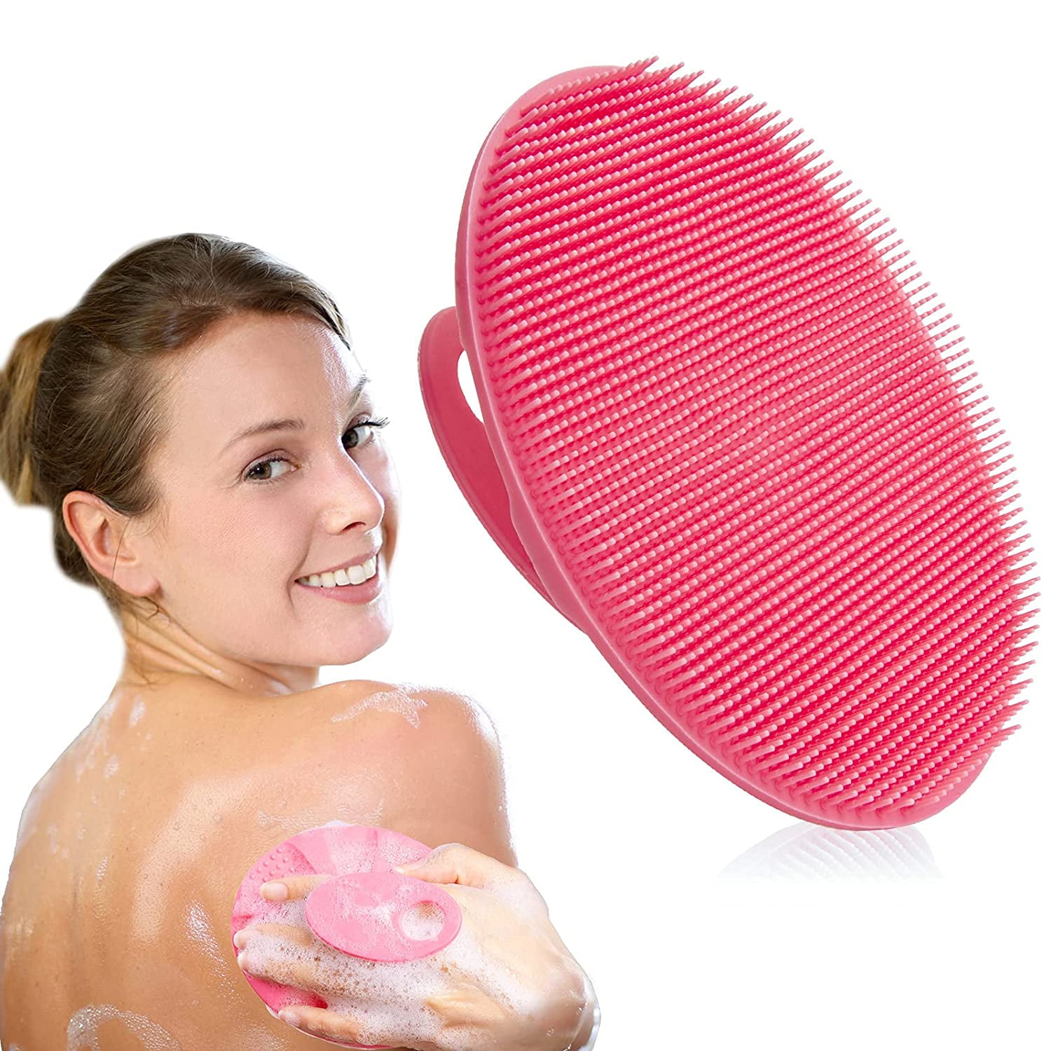 JESOT Soft Silicone Body Cleansing Brush, Gentle Exfoliating and ...