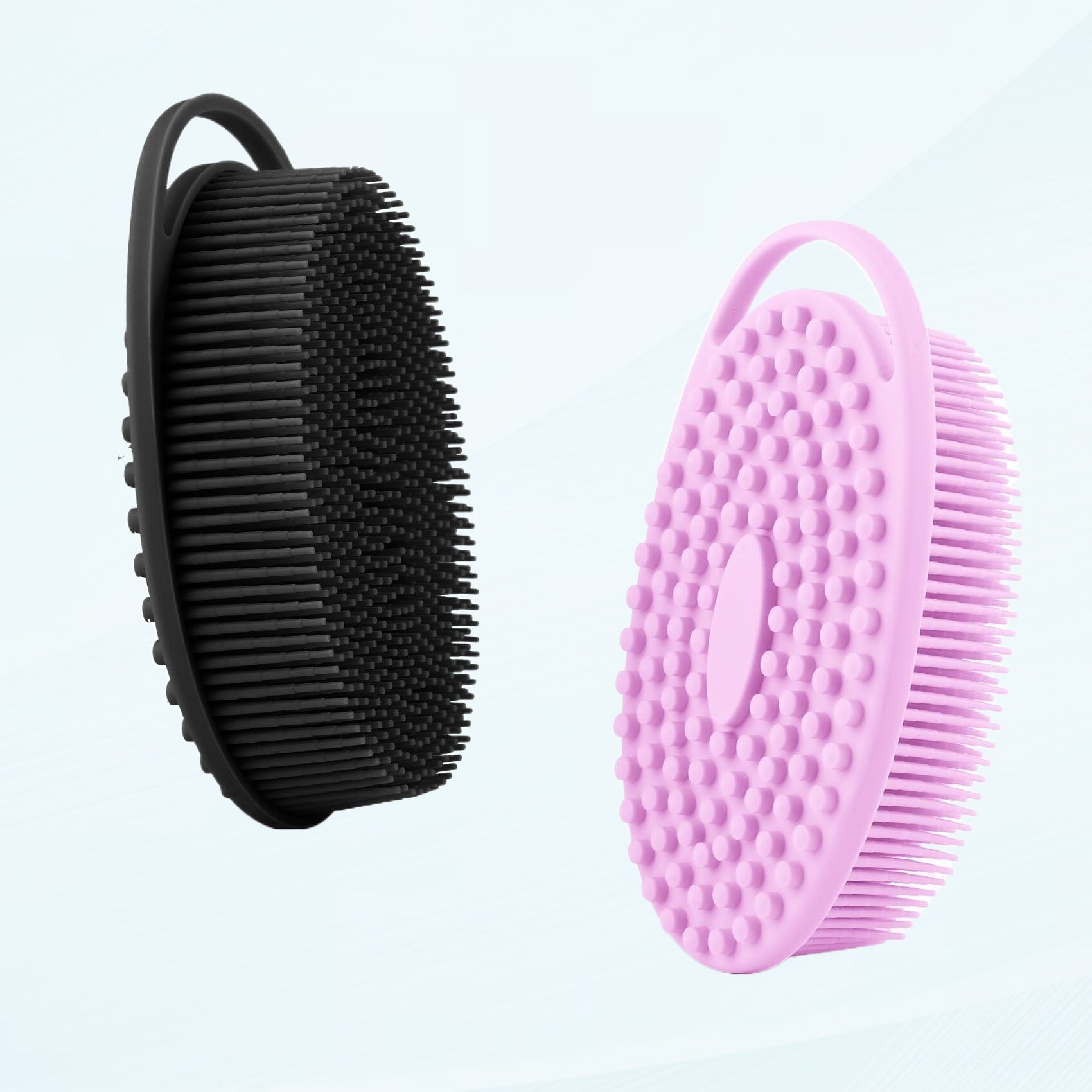 Soft Silicone Body Shower, Exfoliating Silicone Body Scrub, Loofah 2 in ...