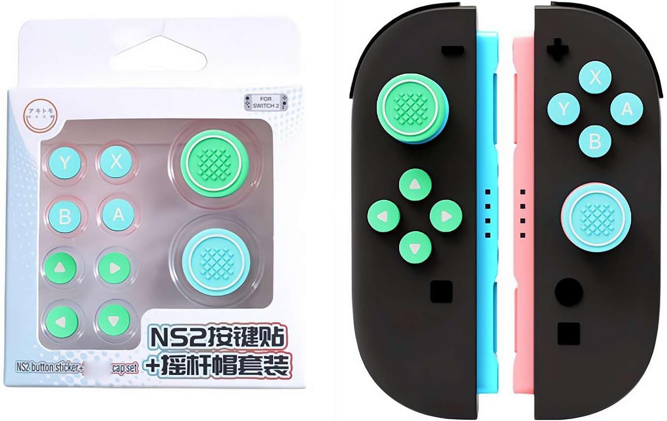 Soft Silicone Button Caps for Switch 2 – Comfort Grip Enhancer, Anti ...