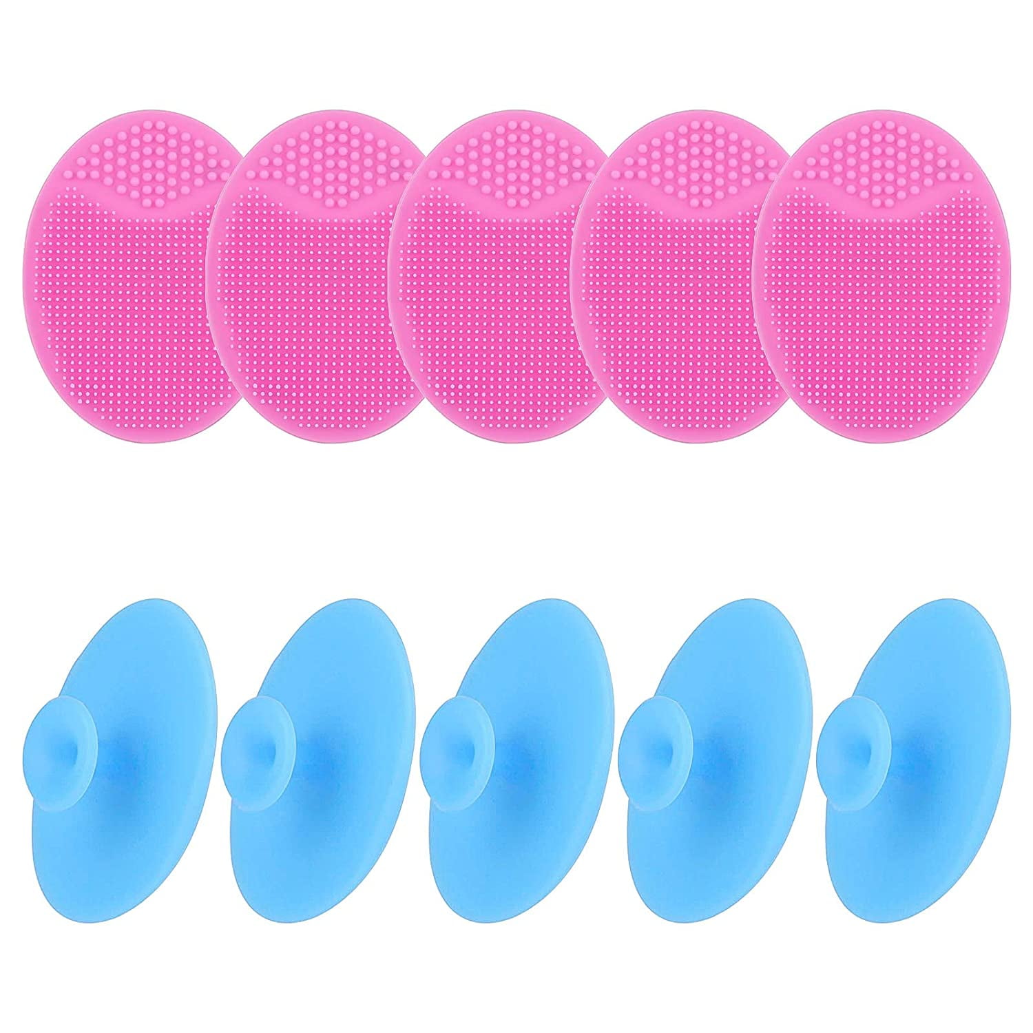 Soft Silicone Facial Cleansing Brush - Handheld Face Scrubber for Pore ...