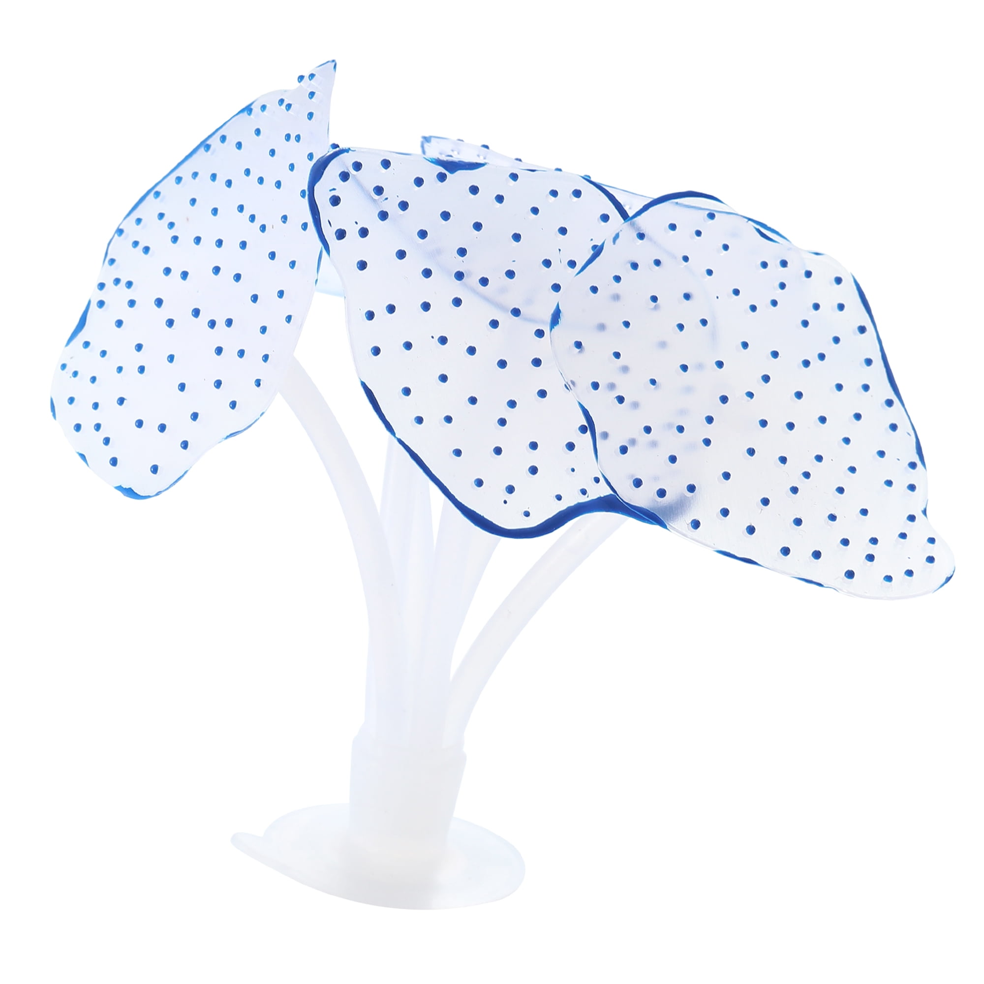 Soft Silicone Glowing Aquarium Simulation Coral with Sucker Aquatic ...