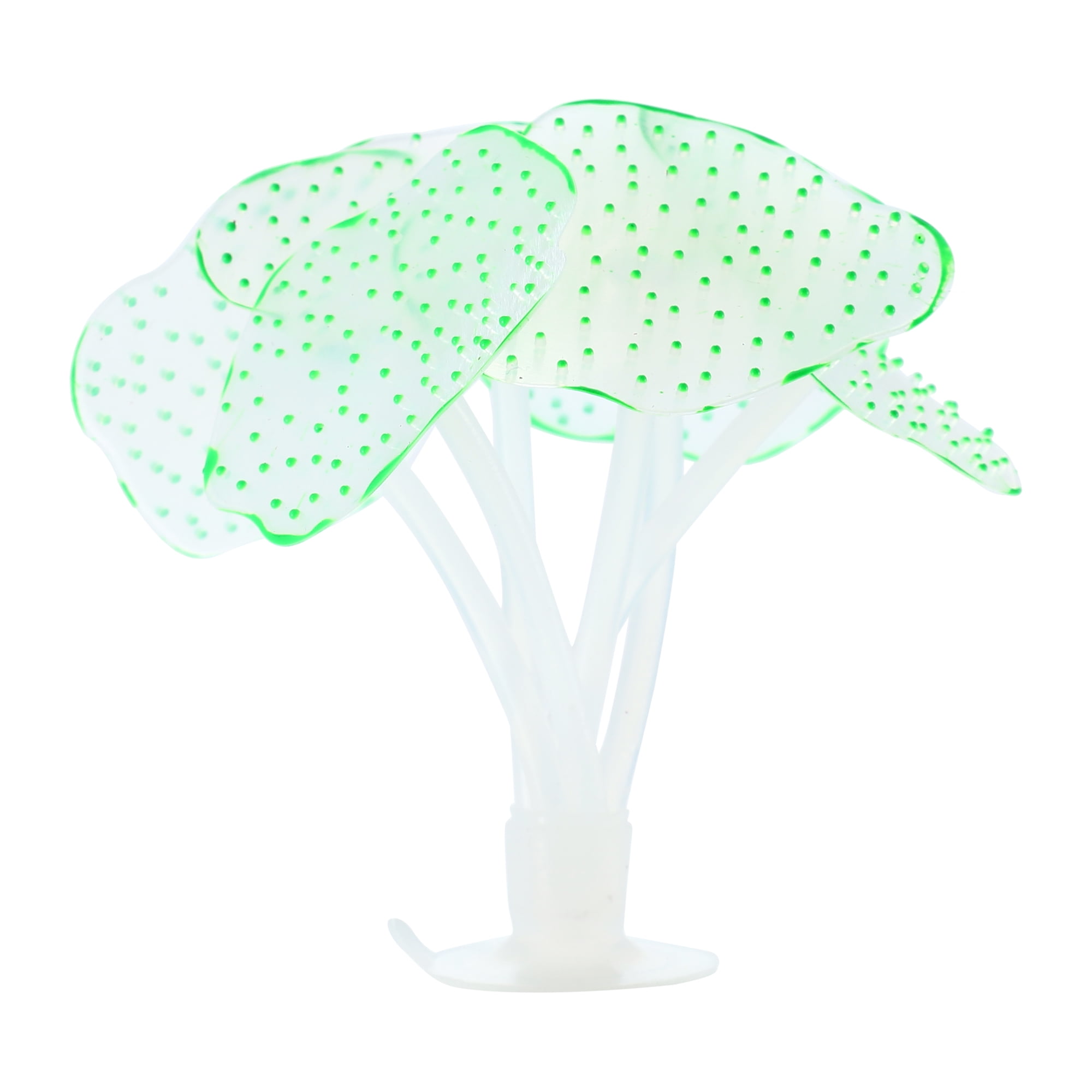 Soft Silicone Glowing Aquarium Simulation Coral with Sucker Aquatic ...