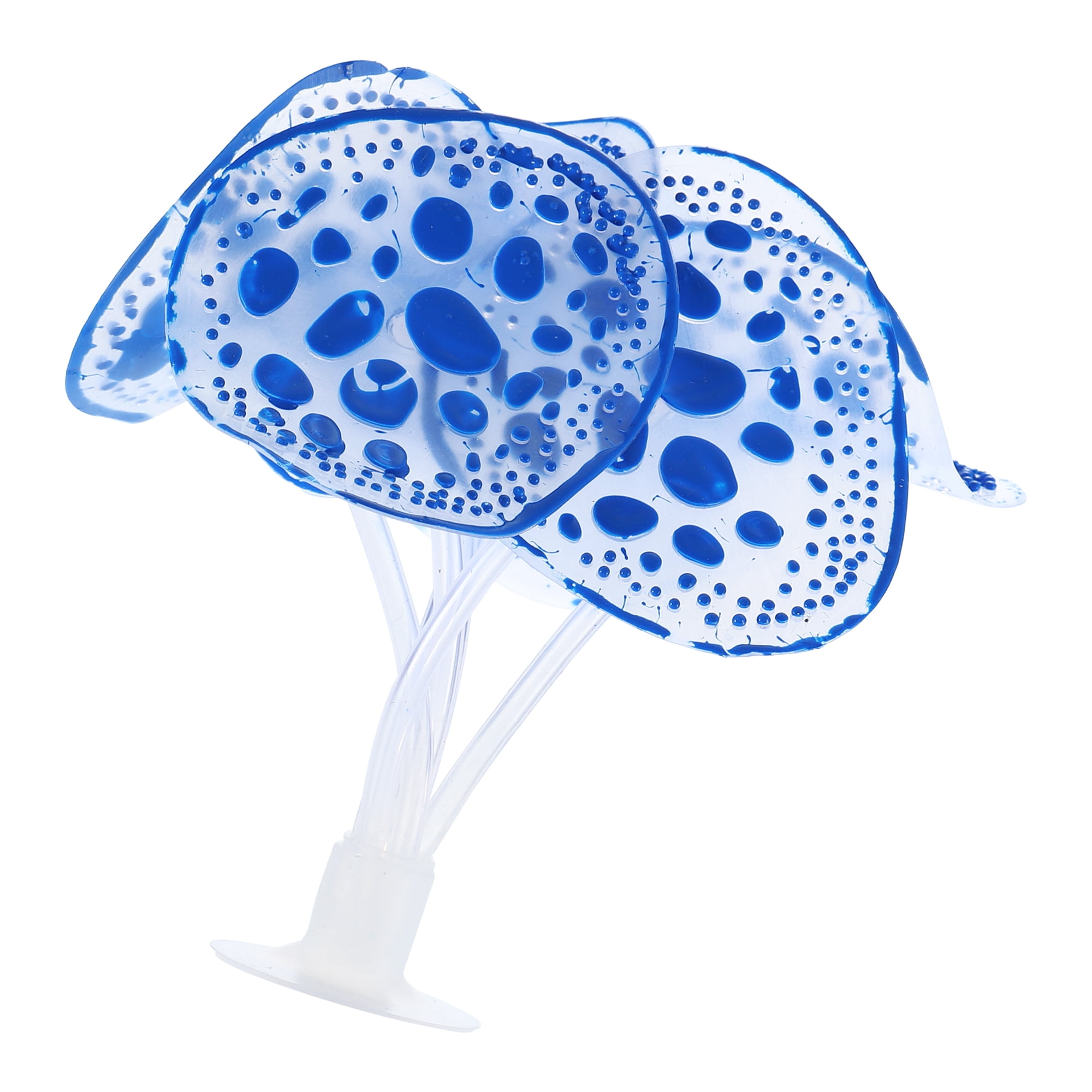 Soft Silicone Glowing Aquarium Simulation Coral with Sucker Aquatic ...