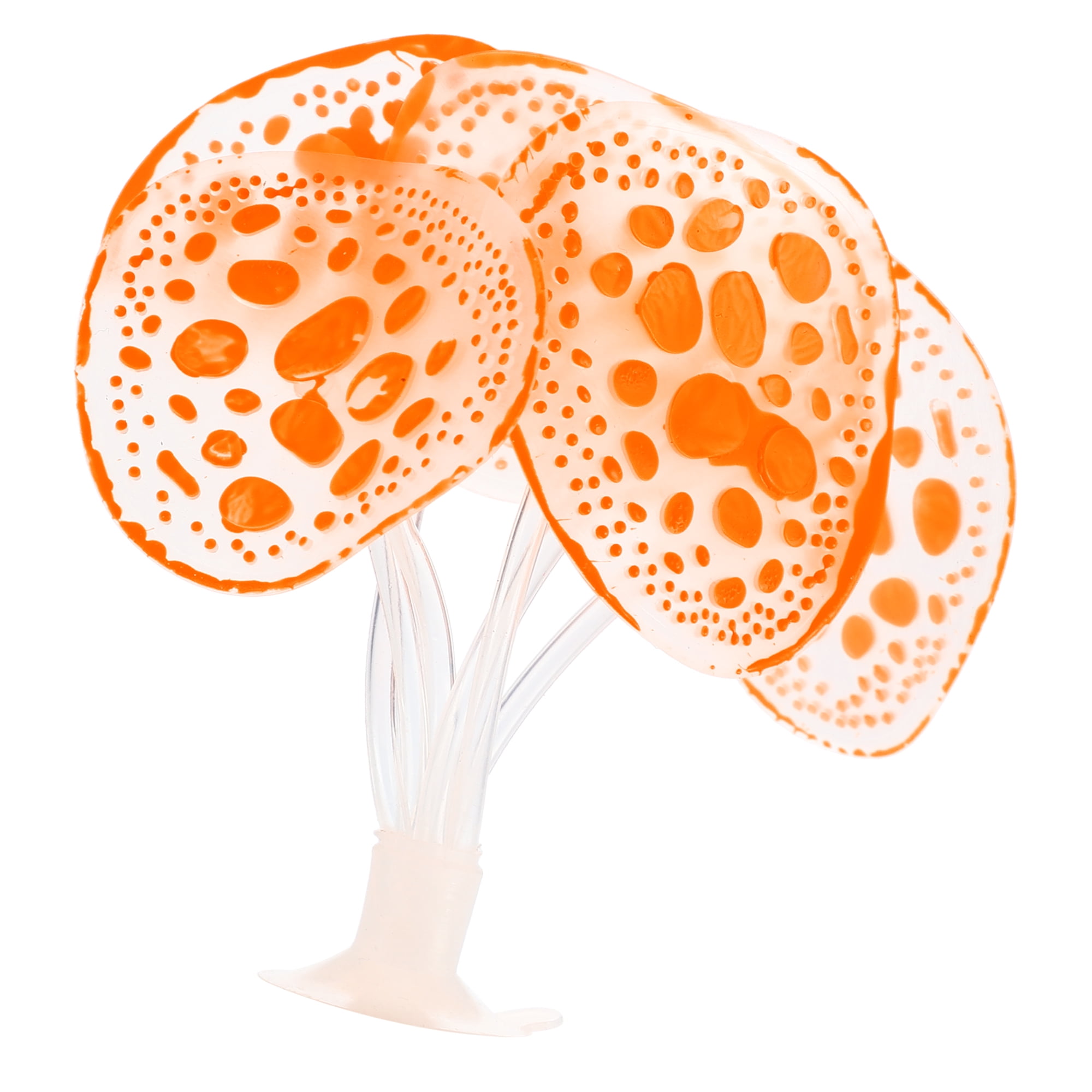 Soft Silicone Glowing Aquarium Simulation Coral with Sucker Aquatic ...