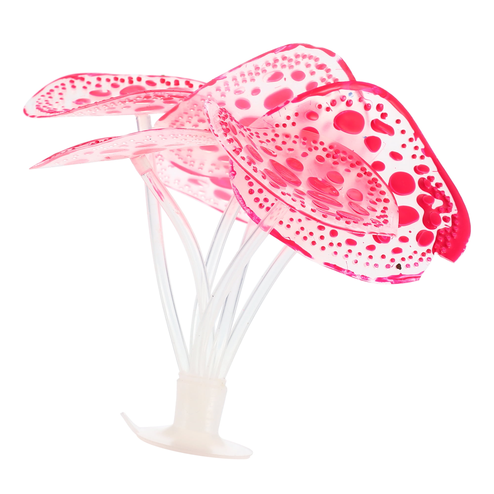 Soft Silicone Glowing Aquarium Simulation Coral with Sucker Aquatic ...