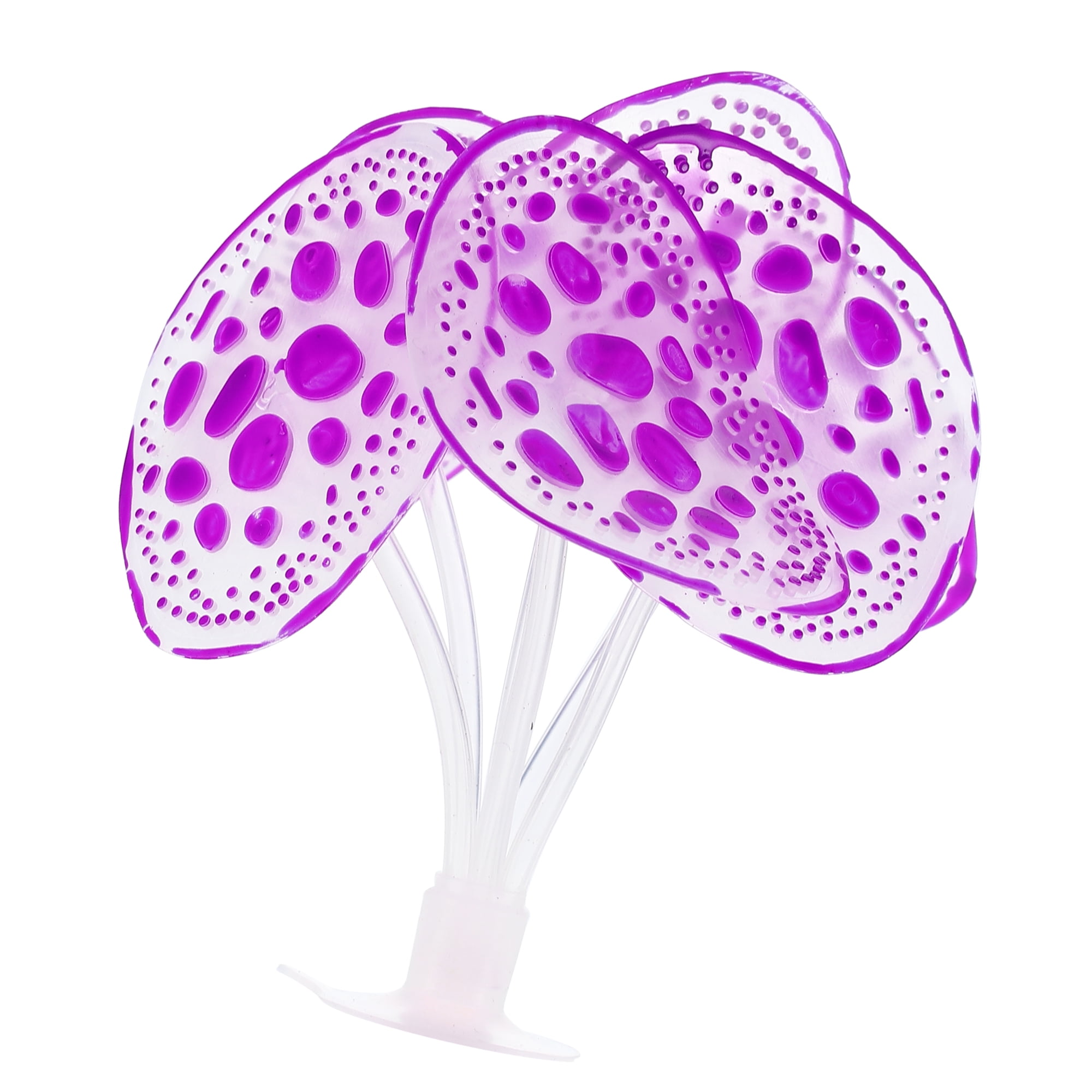 Soft Silicone Glowing Aquarium Simulation Coral with Sucker Aquatic ...