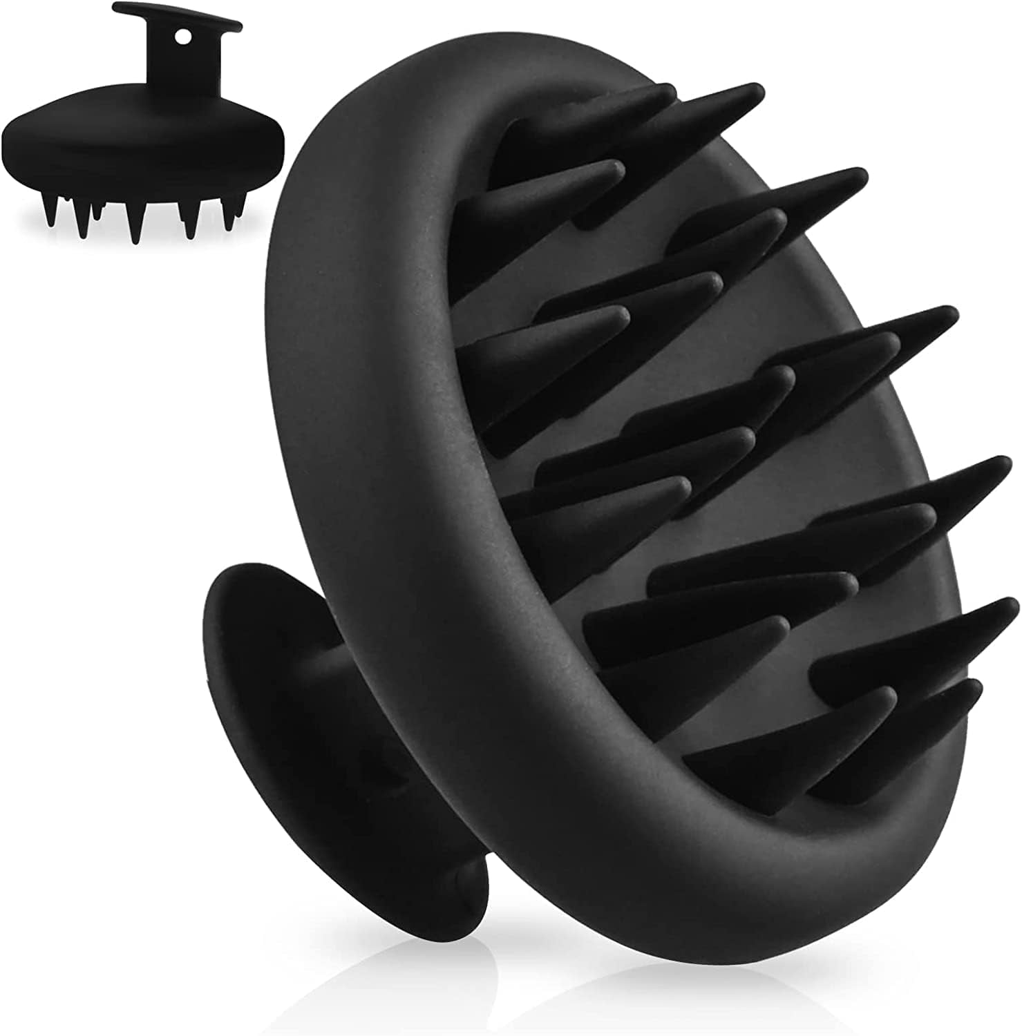 Soft Silicone Hair Scalp Massager Shampoo Brush Upgraded Hair Scalp Scrubber For Dandruff