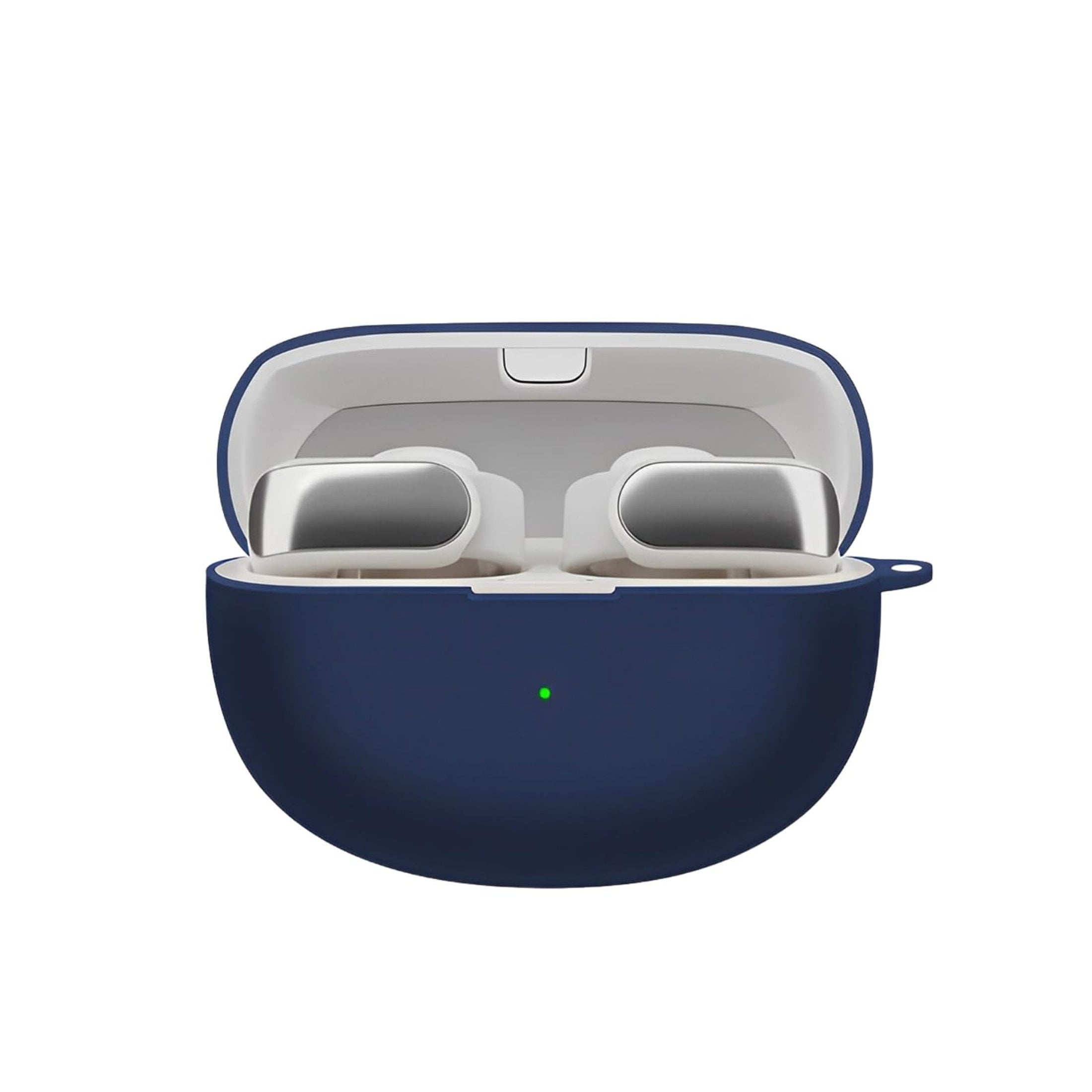 Soft Silicone Keychain Case for Open Ear Wireless Earbuds in Blue ...