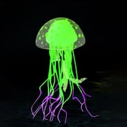 6 Pack of Floating Neon Artificial Jellyfish - Fish Tank Aquarium ...