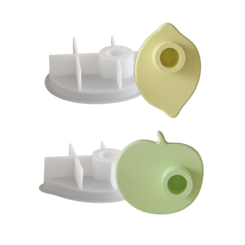 Soft Silicone Mold Easy Releasing Moulds Fruit Shape Candle Bases Molds ...