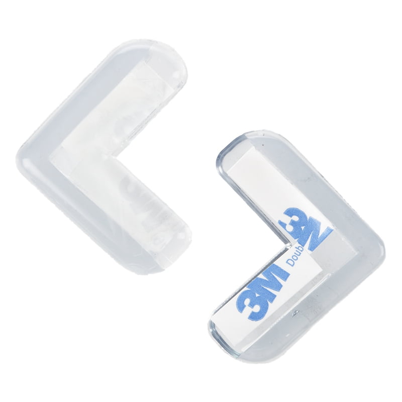 Soft Silicone Shelves Desk Cupboard Corner Protector 2 Pcs - Walmart.com