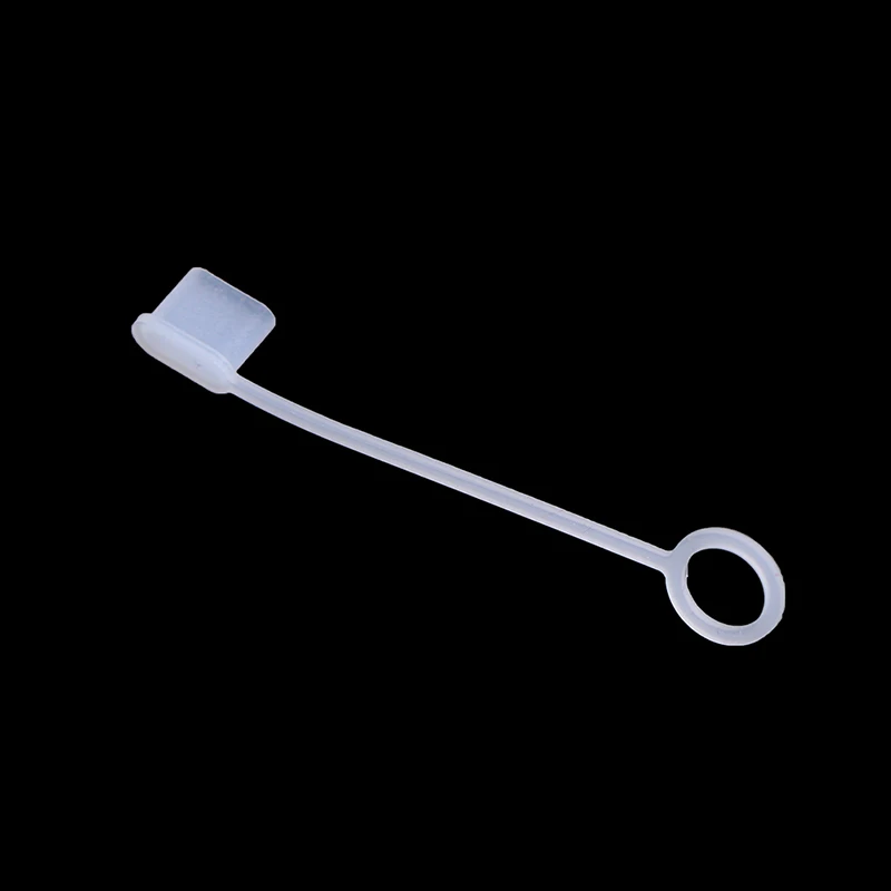 Type-C Charging Port Transparent Dust Plug With Rope Anti-Lost ...