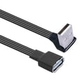 Soft Silicone USB 2.0 Extension Cable 480Mbps Data Transfer Wire Line ...