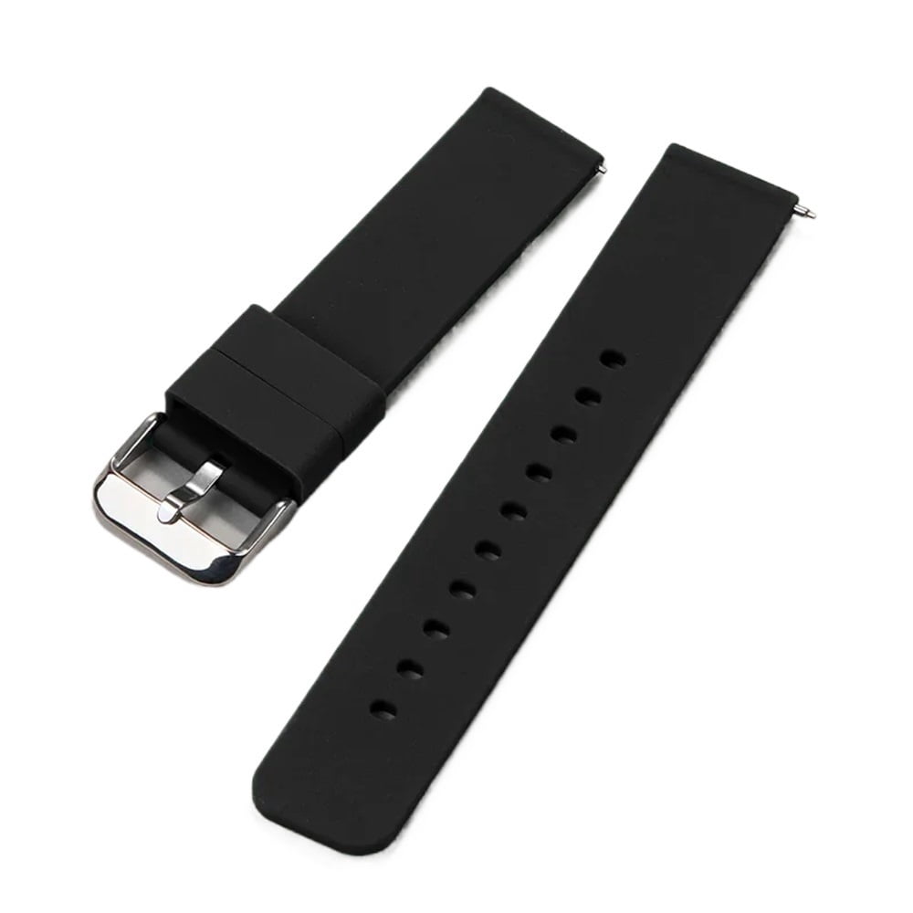 Soft Silicone Watch Band 10/12/14/15/16/18/20mm 21mm 22mm 24mm Quick ...
