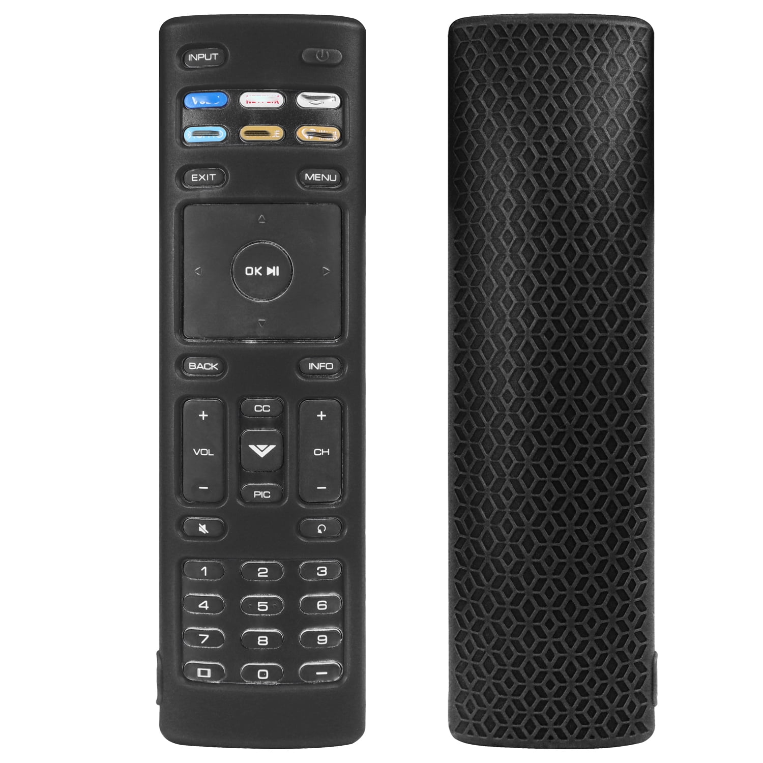 Soft Silicone cover Housing for VIZIO Remotes XRT-136 NonSlip Texture ...